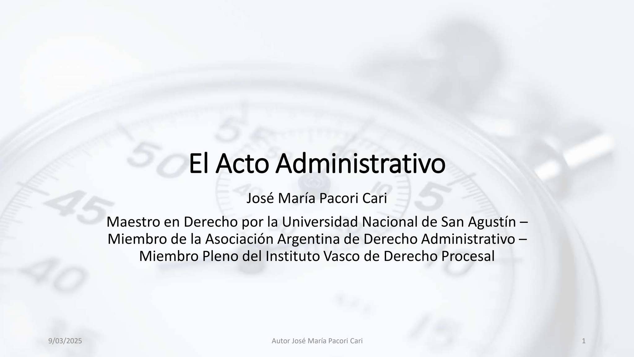 EL ACTO ADMINISTRATIVO Y PRINCIPIOS DEL PROCEDIMIENTO ADMINISTRATIVO ...