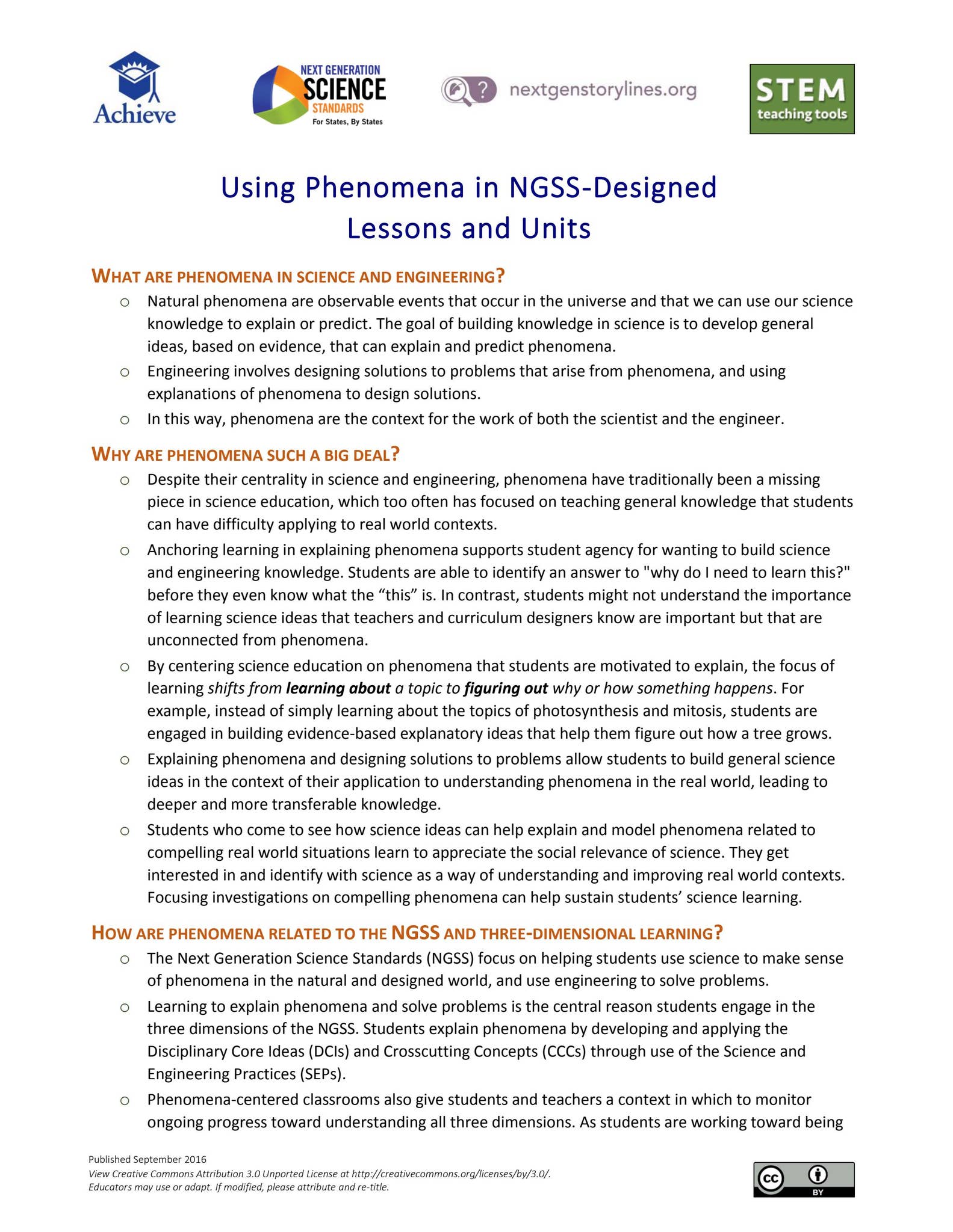 Using Phenomena in NGSS by ETC Educational Technology Connection (HK ...