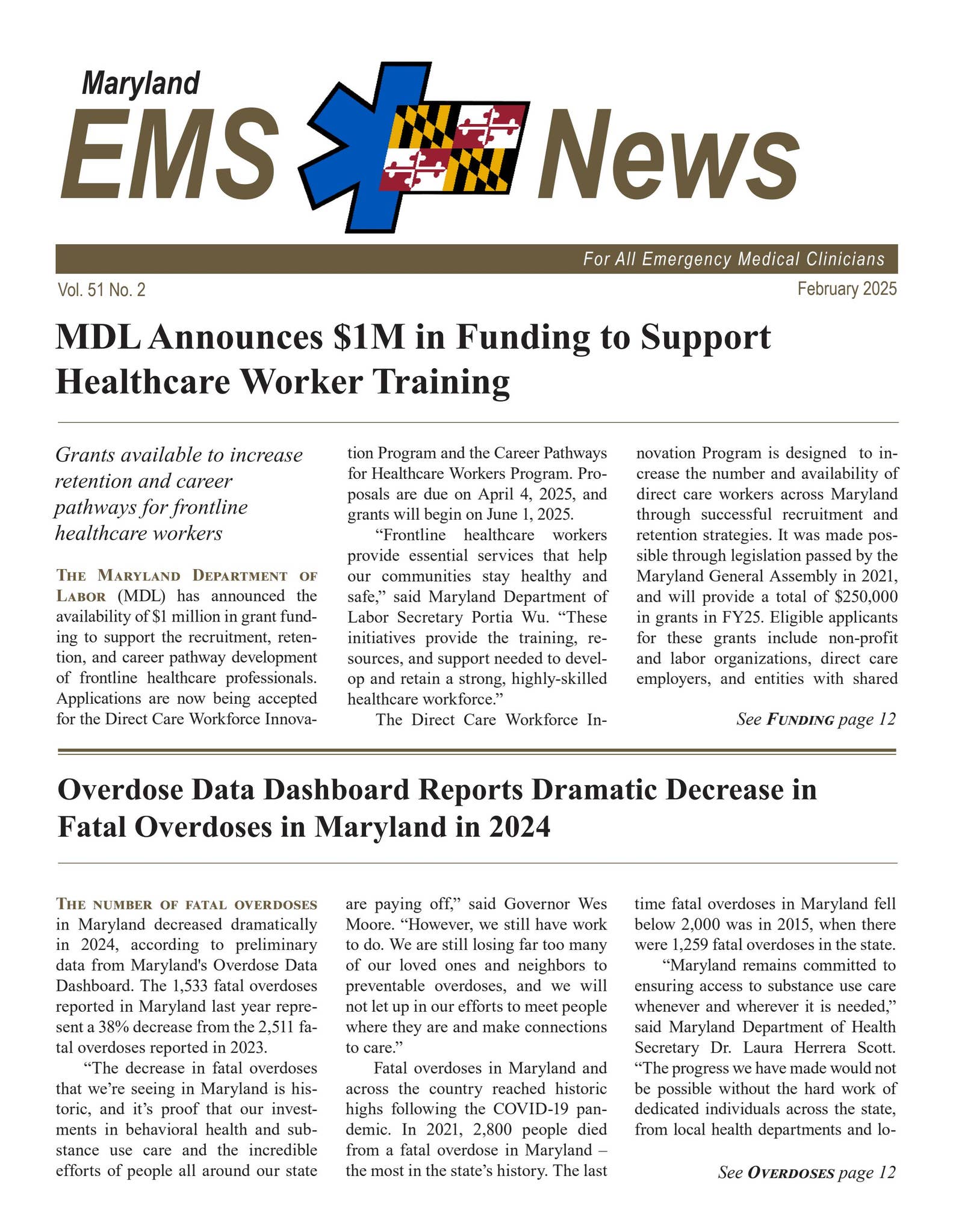 Maryland EMS News | 2025 | 02 | February by MarylandEMS - Issuu