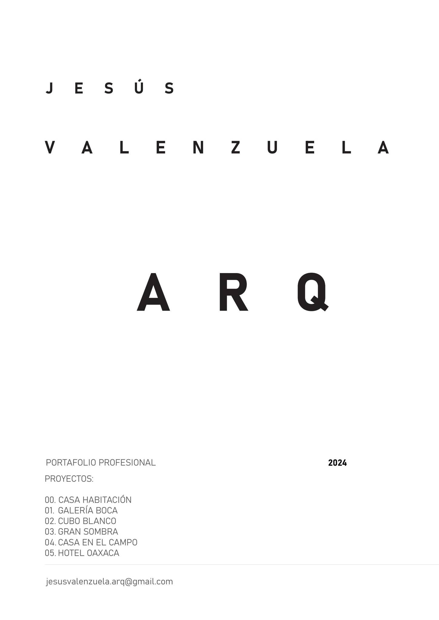 Arq. Jesús Valenzuela_ Portafolio 2024 by Jesús Valenzuela - Issuu