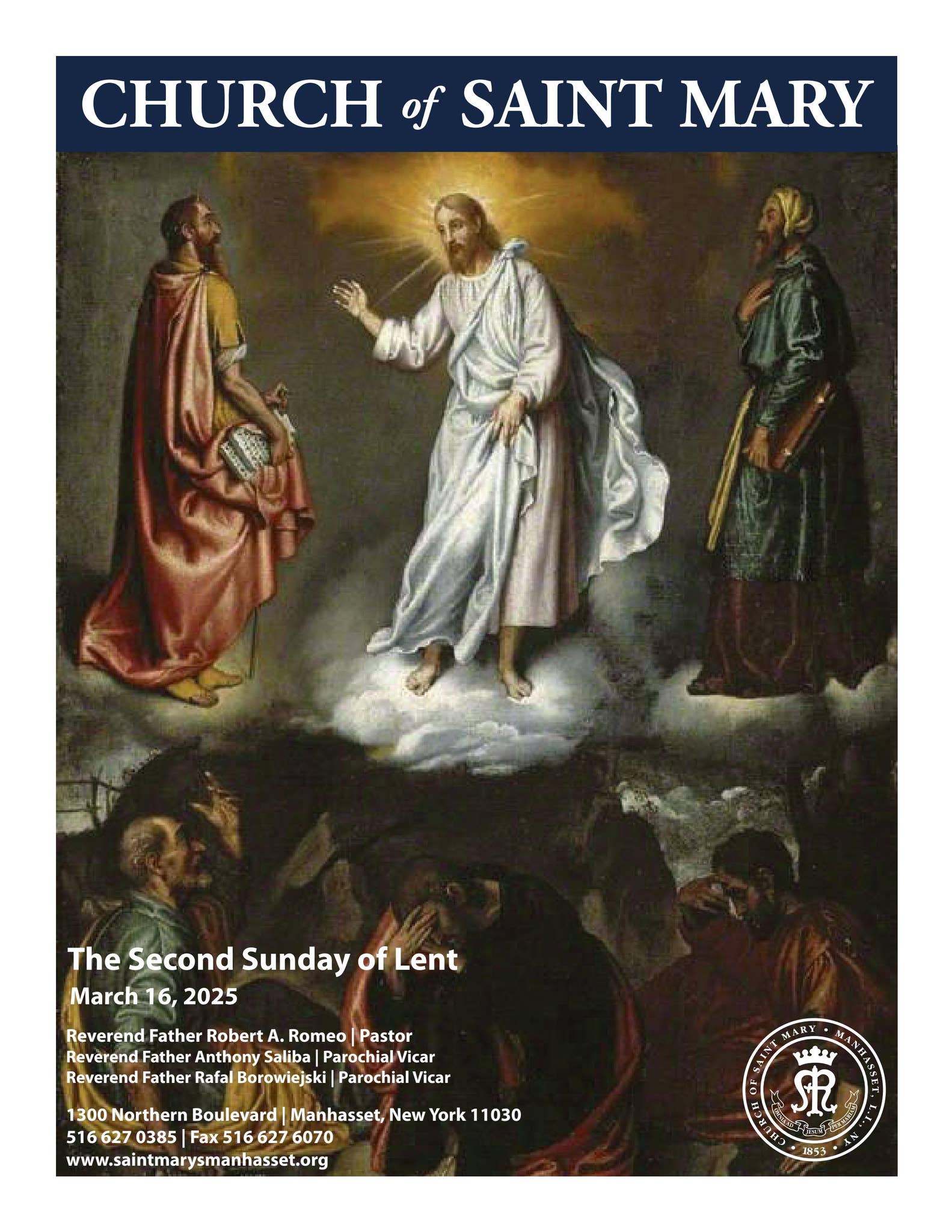 Church of Saint Mary Bulletin: March 16, 2025 by Church and Schools of ...