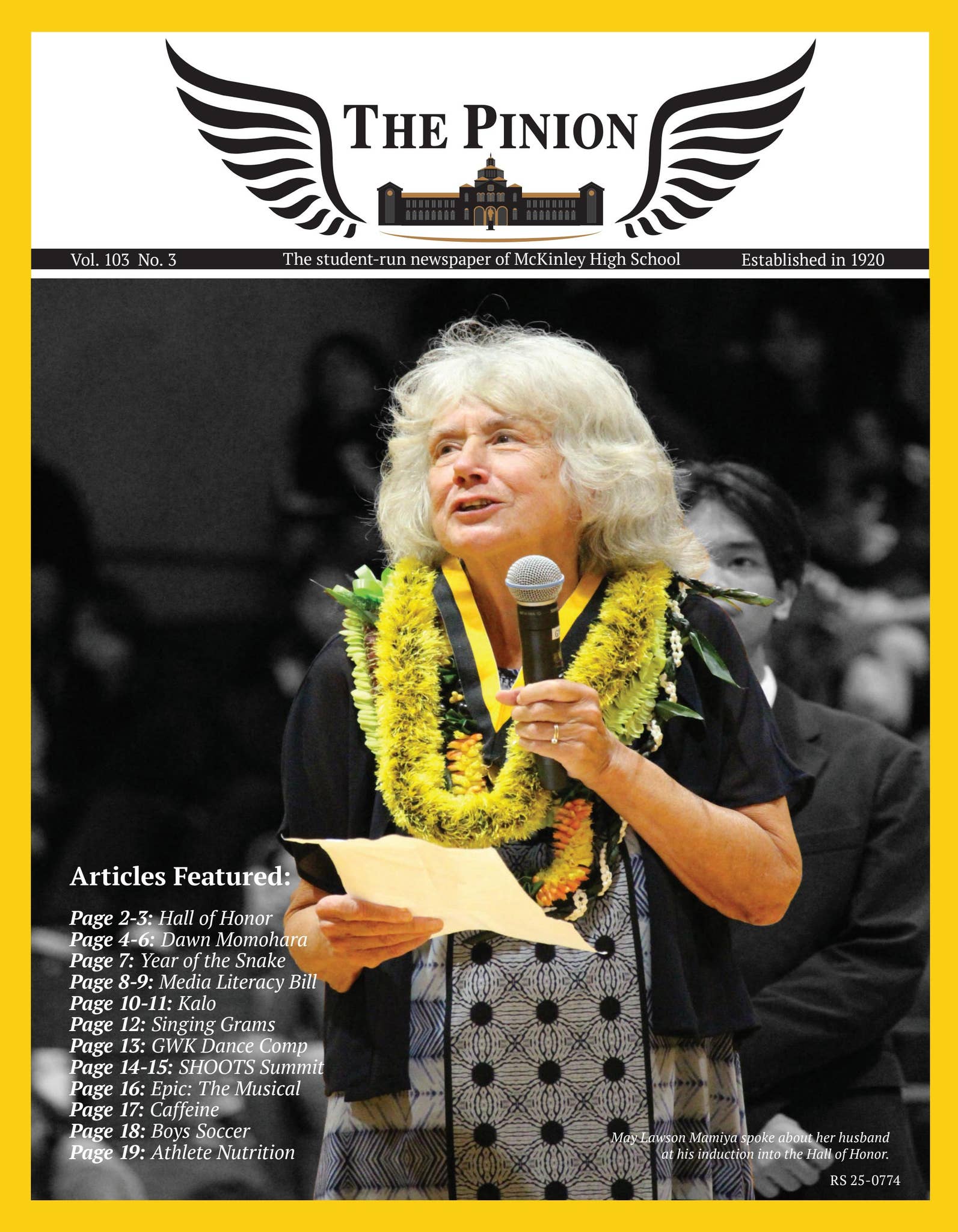 The Pinion Vol. 103 No. 3 - Mar. 2025 by The Pinion - McKinley High ...