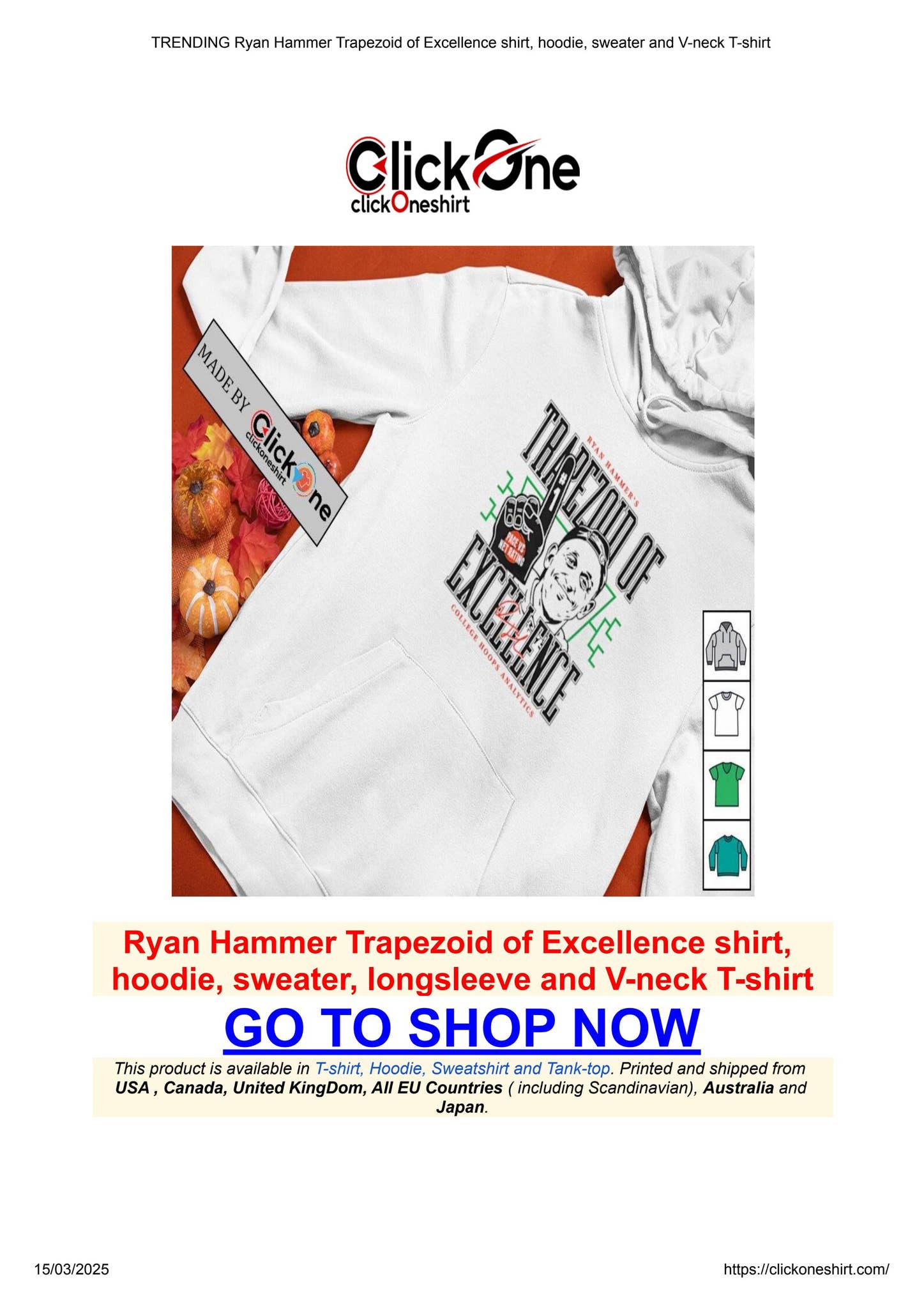 Ryan Hammer Trapezoid of Excellence shirt by Design AT Shop - Issuu