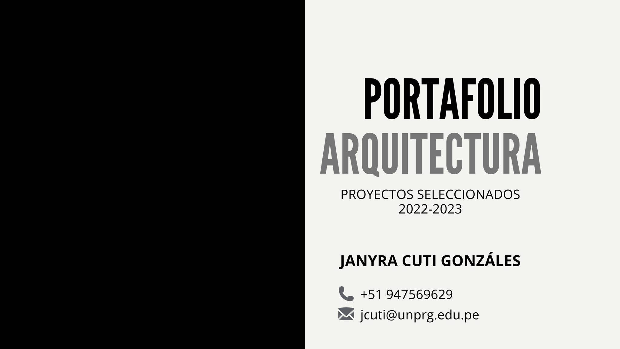 PORTAFOLIO DE PROYECTOS - JANYRA CUTI by JANYRA DEL MILAGRO CUTI ...