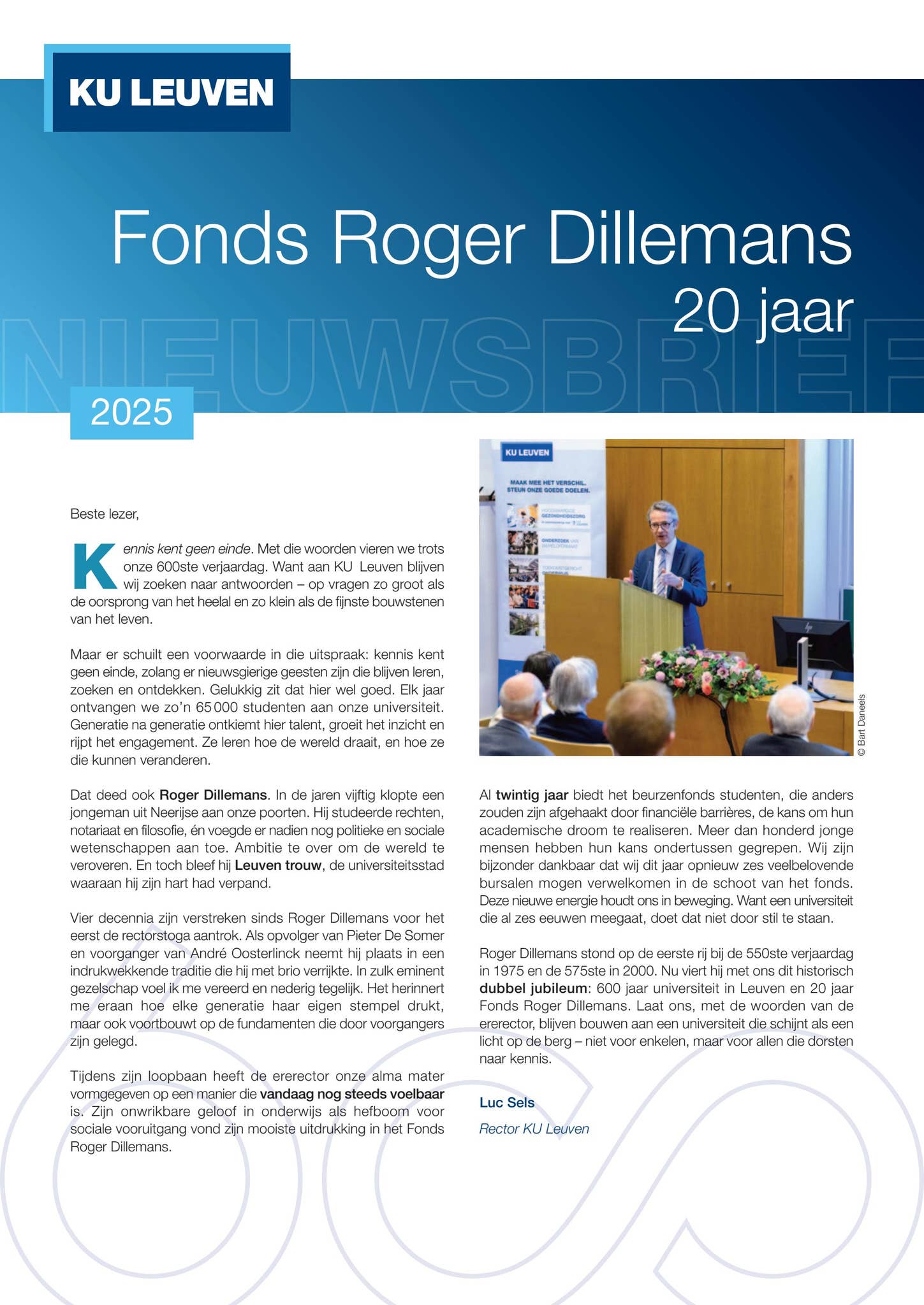 Nieuwsbrief Fonds Roger Dillemans 2025 by KULeuven_publications - Issuu