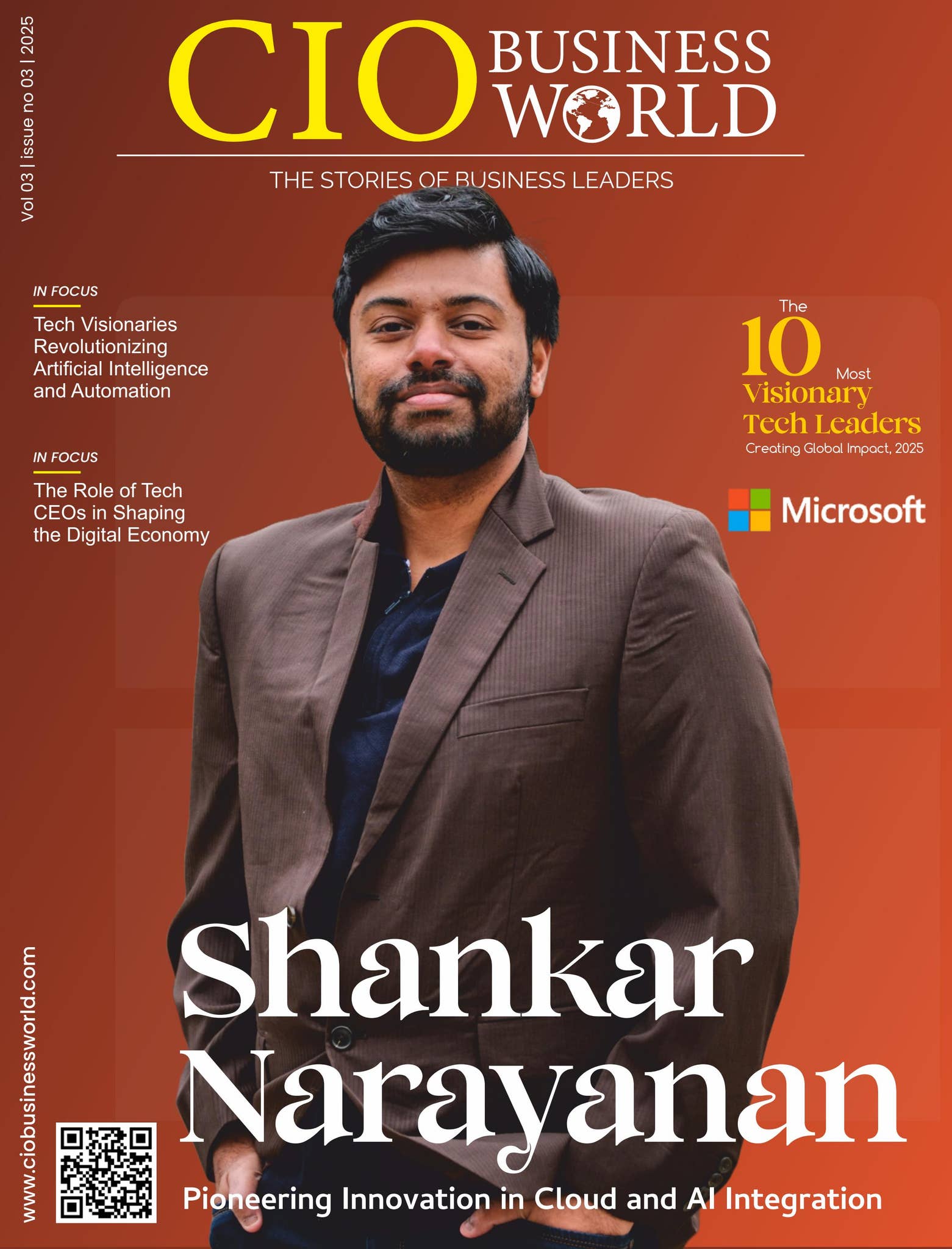 The 10 Most Visionary Tech Leaders Creating Global Impact, 2025 by CIO ...