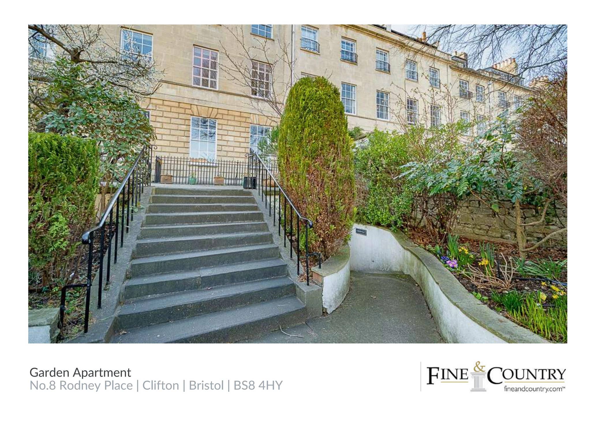 Garden Apartment, No.8 Rodney Place, Clifton, Bristol, BS8 4HY by Luke ...