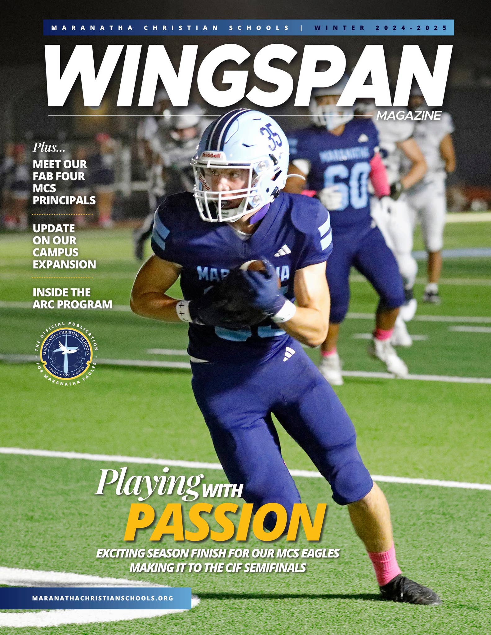 Wingspan Magazine Winter 2024-2025 by Maranatha Christian Schools - Issuu