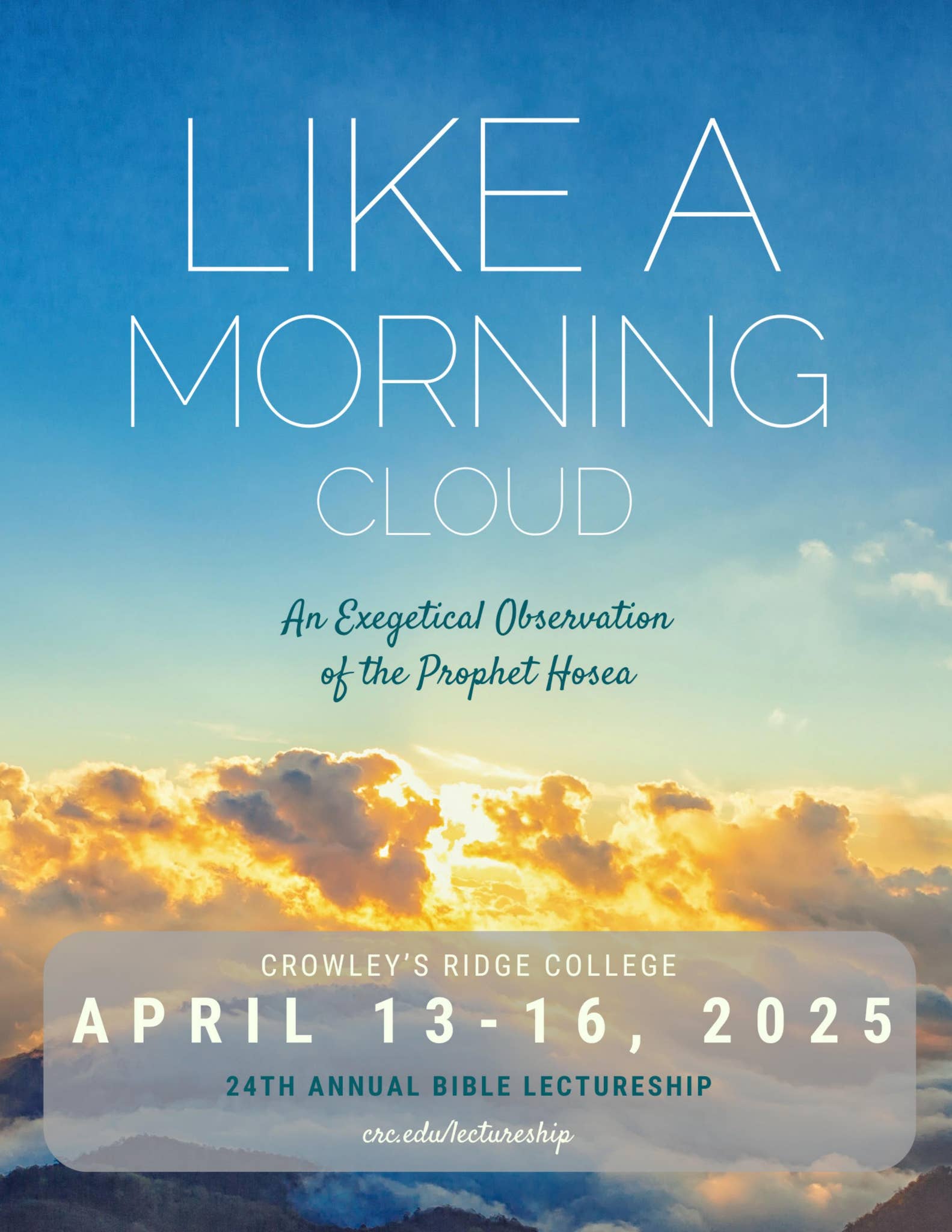 CRC Lectureship Program 2025 by Crowley's Ridge College - Issuu