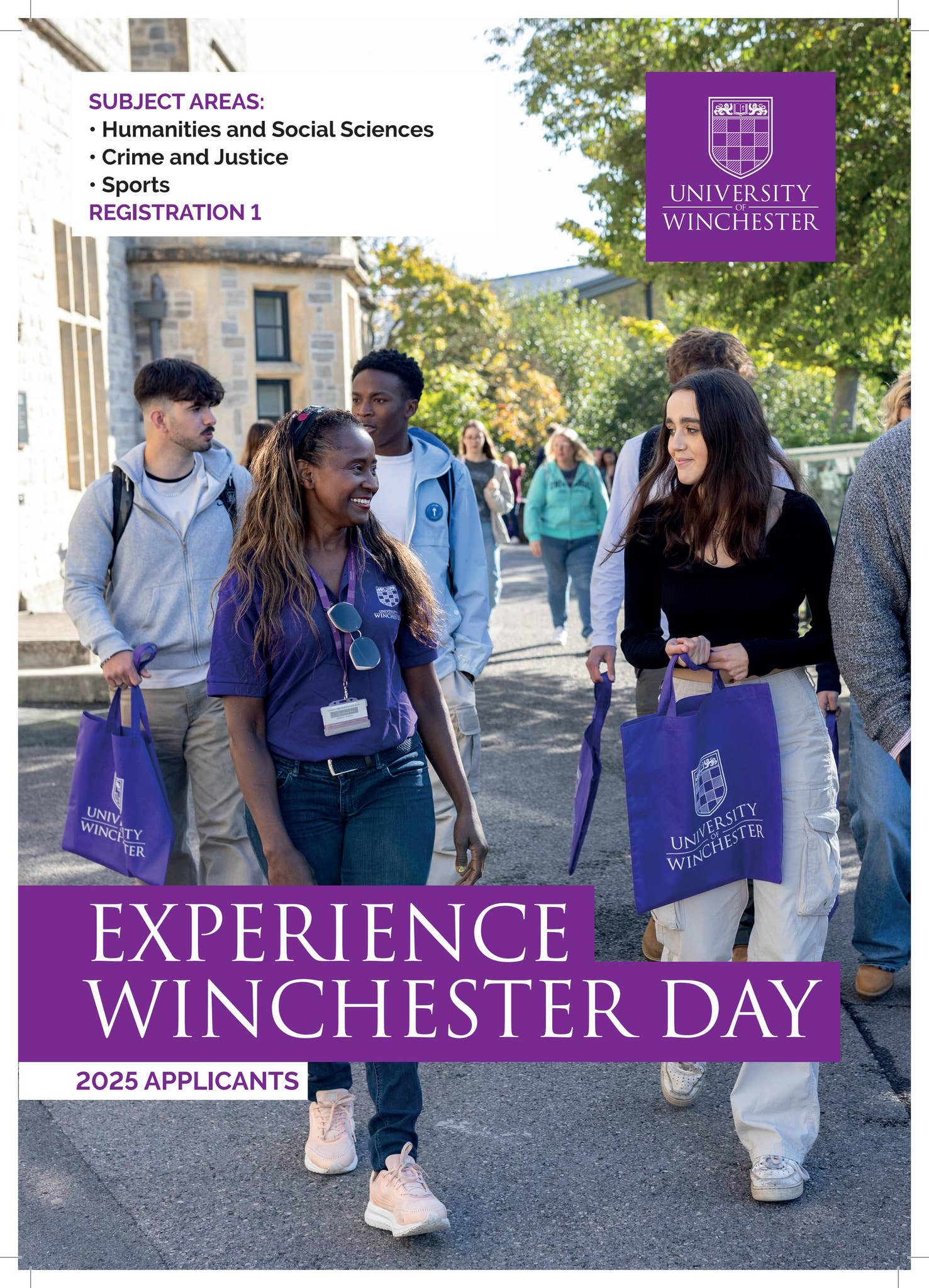 Registration 1 | Saturday 22nd March Experience Winchester Day by University of Winchester - Issuu