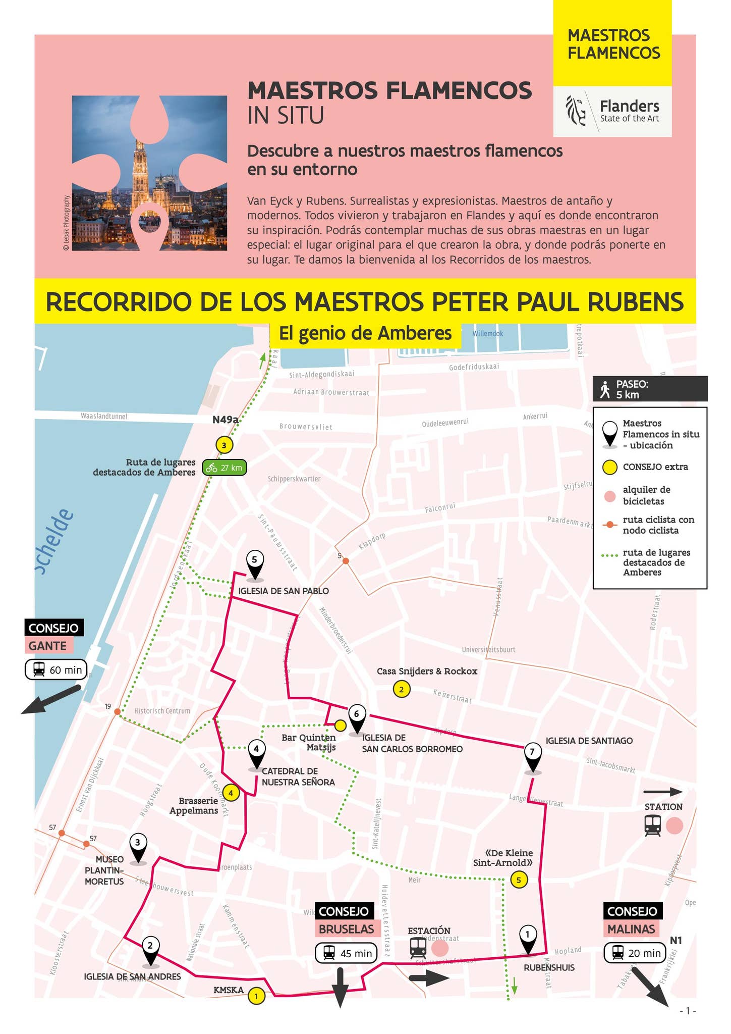Recorrido de los Maestros Peter Paul Rubens el genio de Amberes by Toerisme Vlaanderen ...