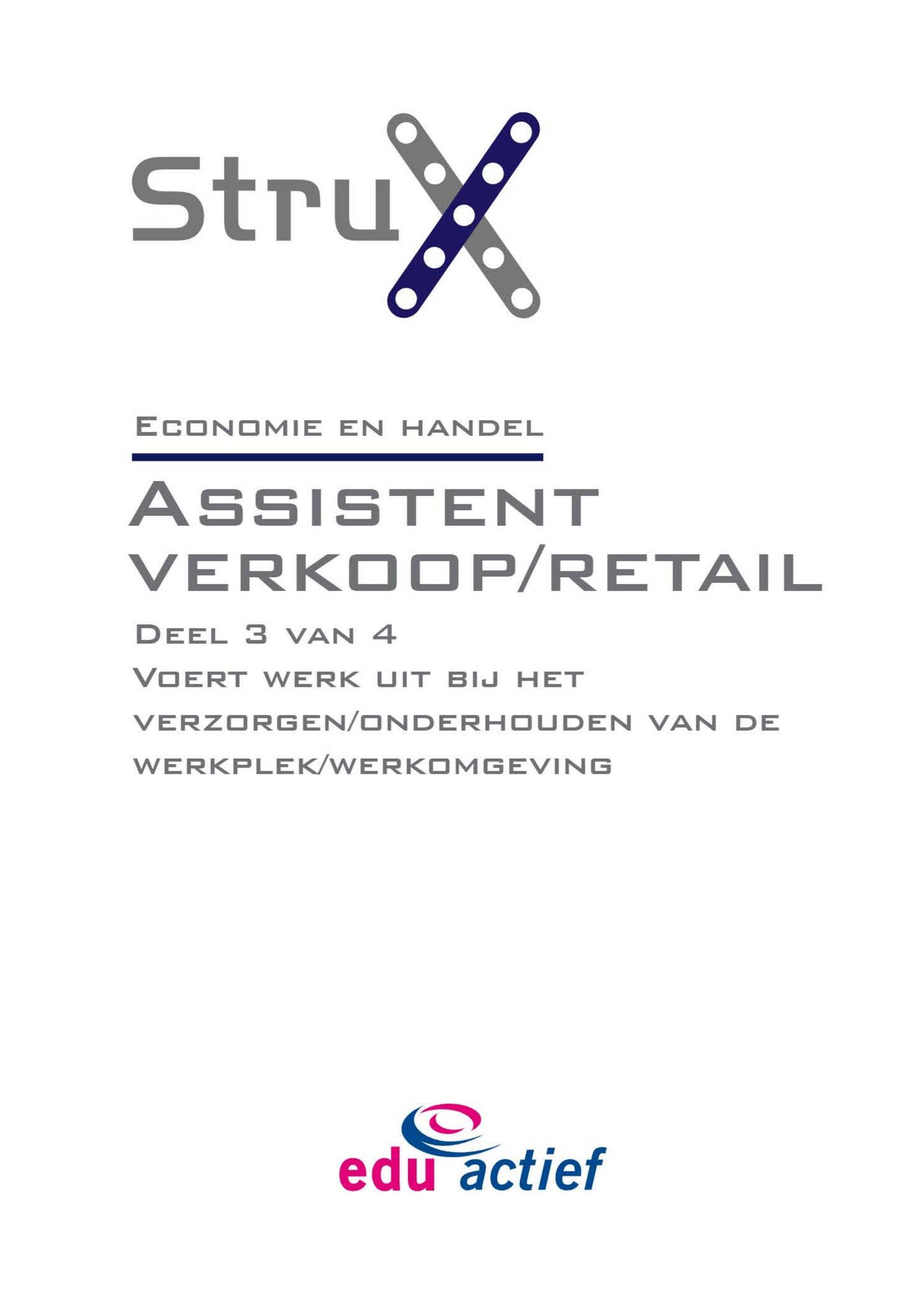 StruX Assistent verkoop/retail deel 3 - inkijkexemplaar by Bekius Schoolmaterialen - Issuu