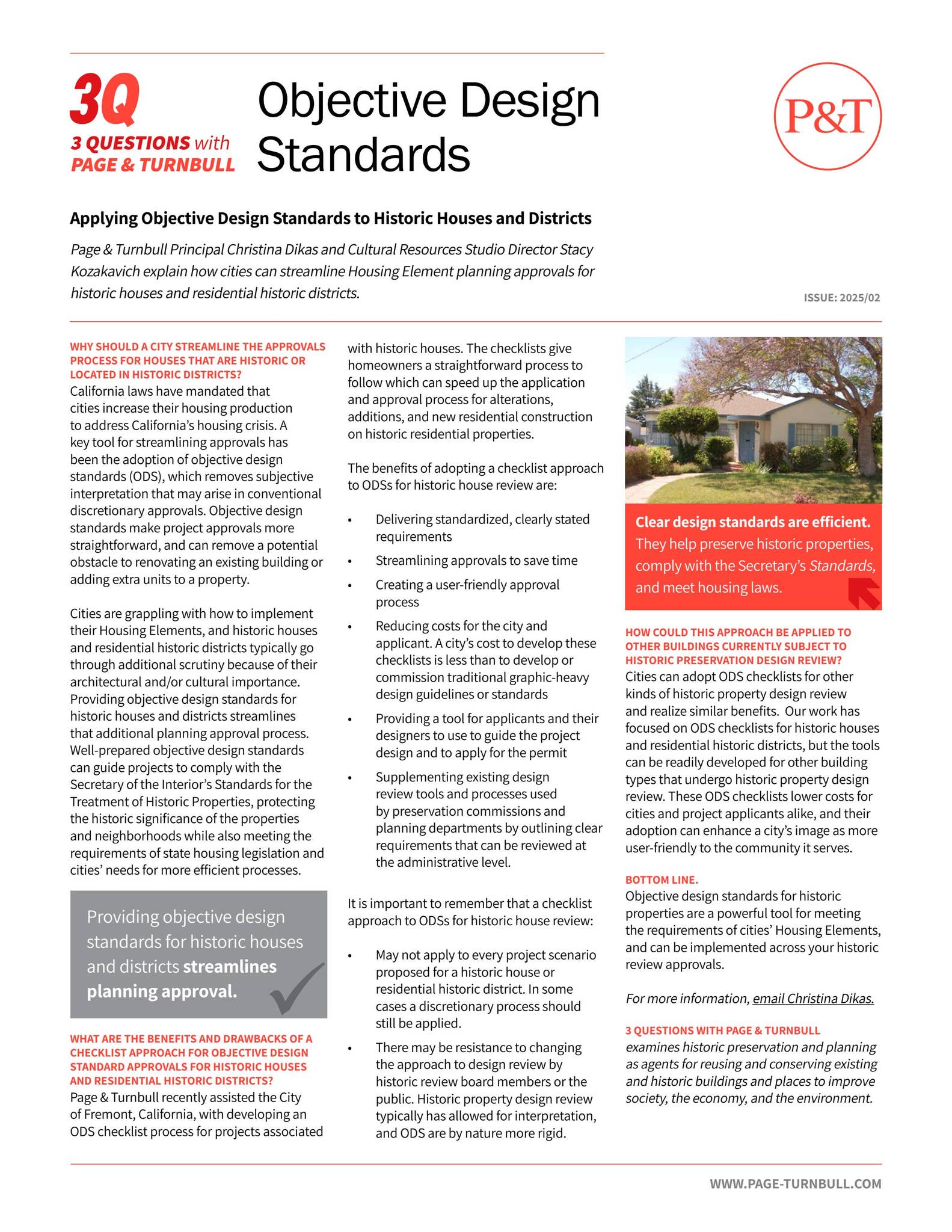 2025 Q2 - Objective Design Standards by Page & Turnbull - Issuu