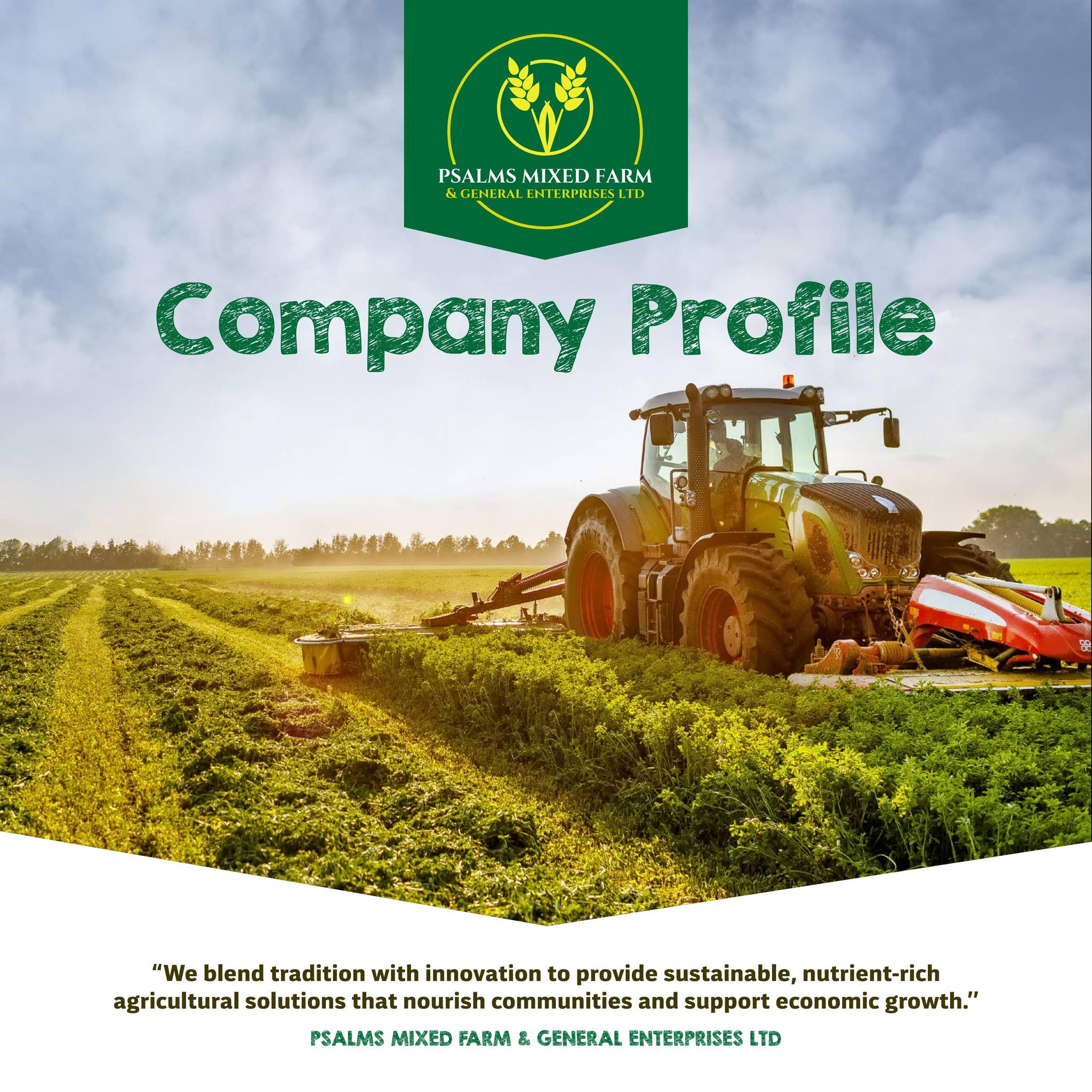 PSALMS AGRICULTURAL FARM Company Profile 001 by BM PUBLICATIONS - Issuu