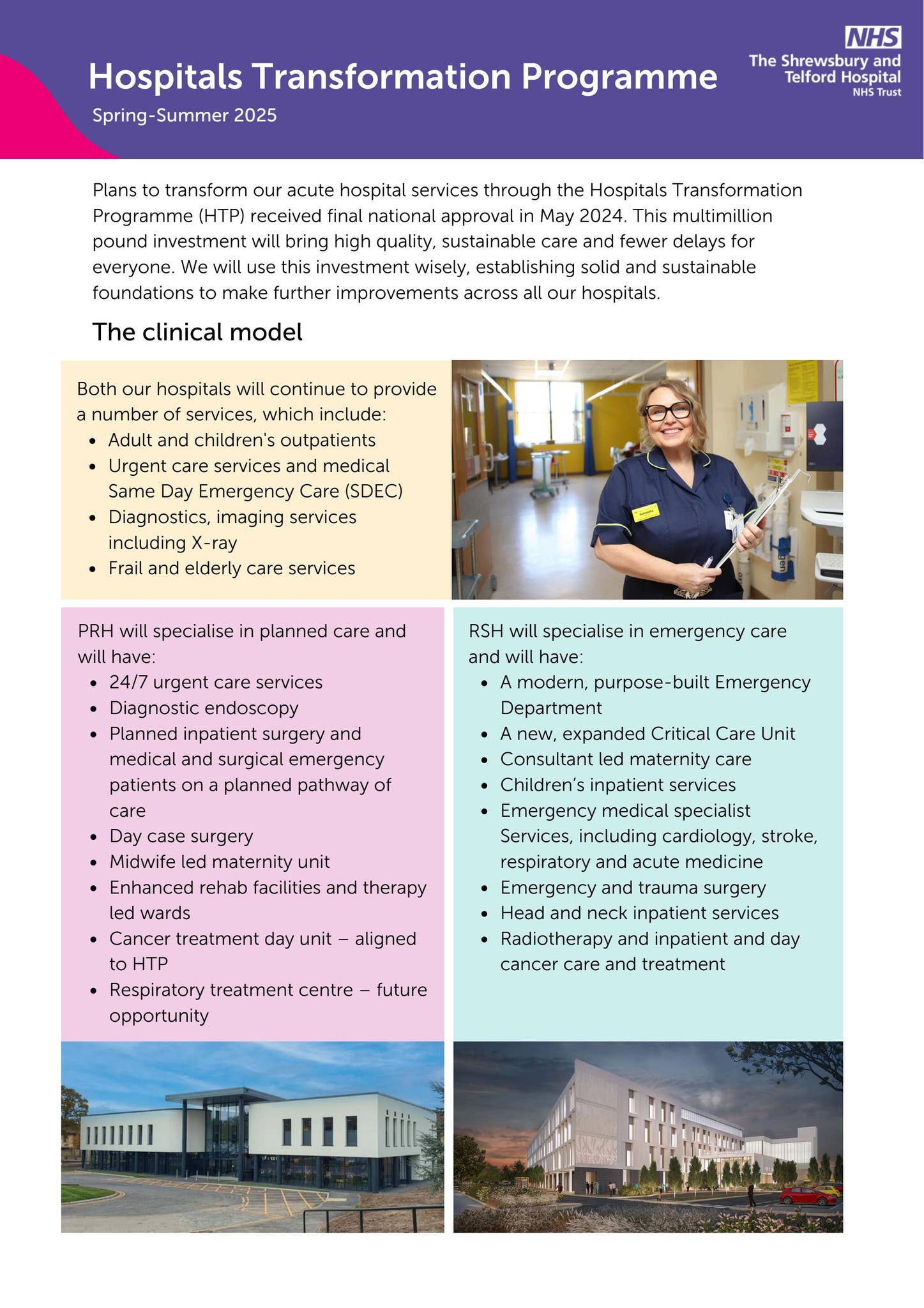 HTP Spring-Summer 2025 Leaflet - A4 - Web by The Shrewsbury and Telford ...