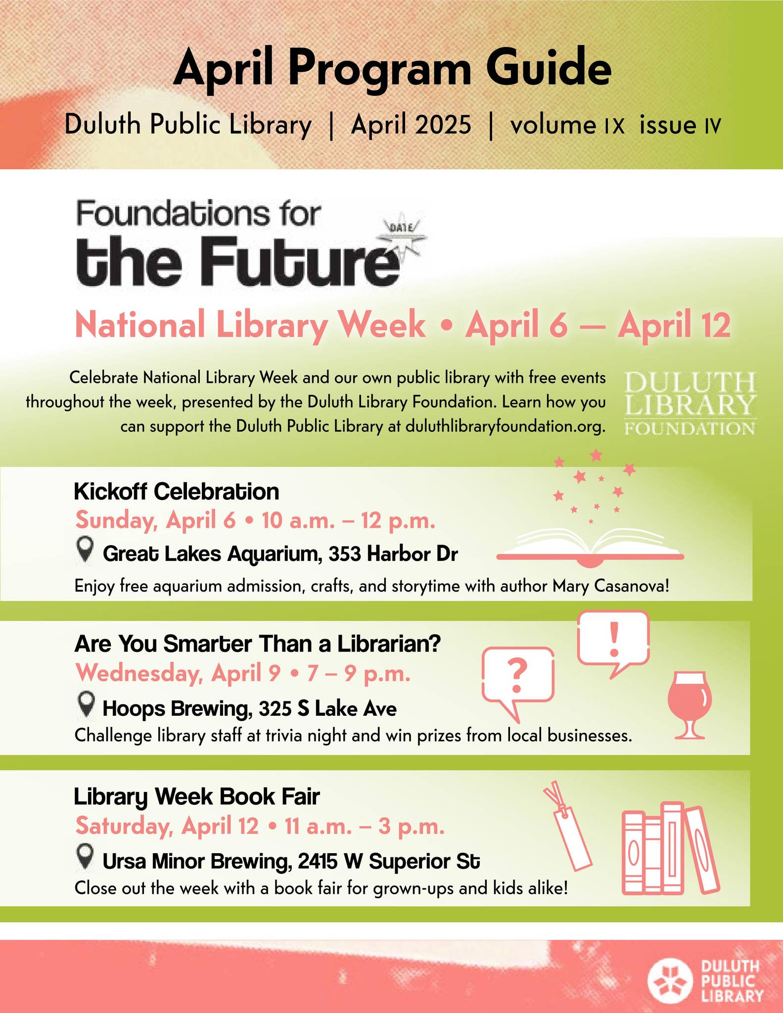 Duluth Public Library April Program Guide by Duluth Public Library - Issuu