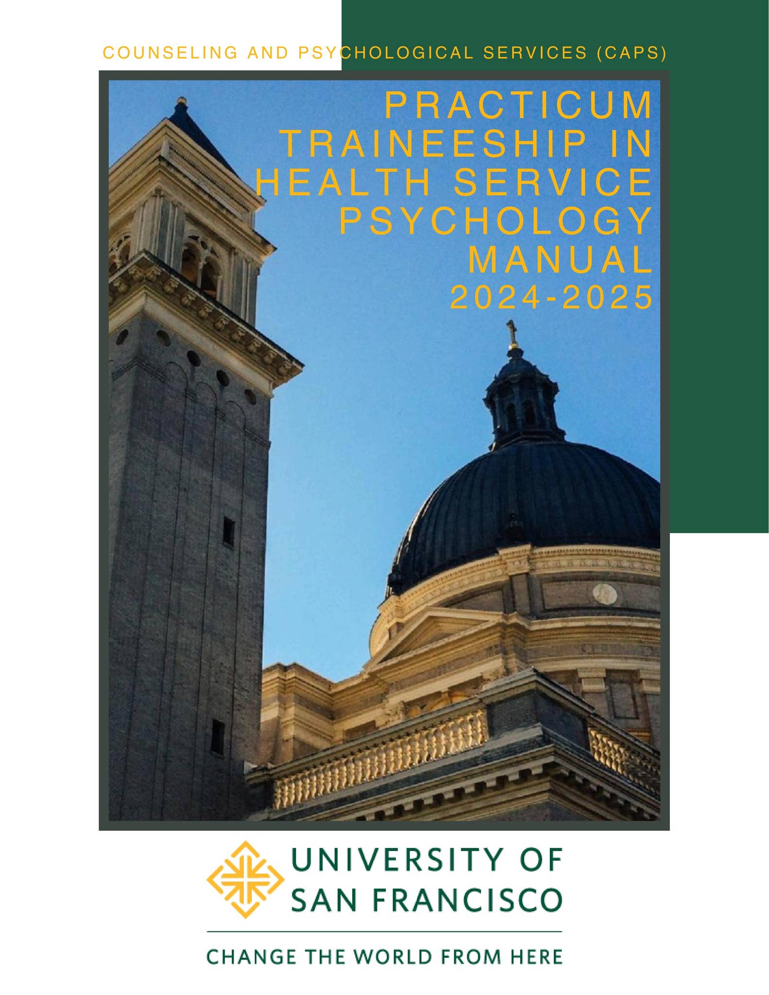 Practicum Traineeship in Health Service Psychology Manual 2024-2025 by ...