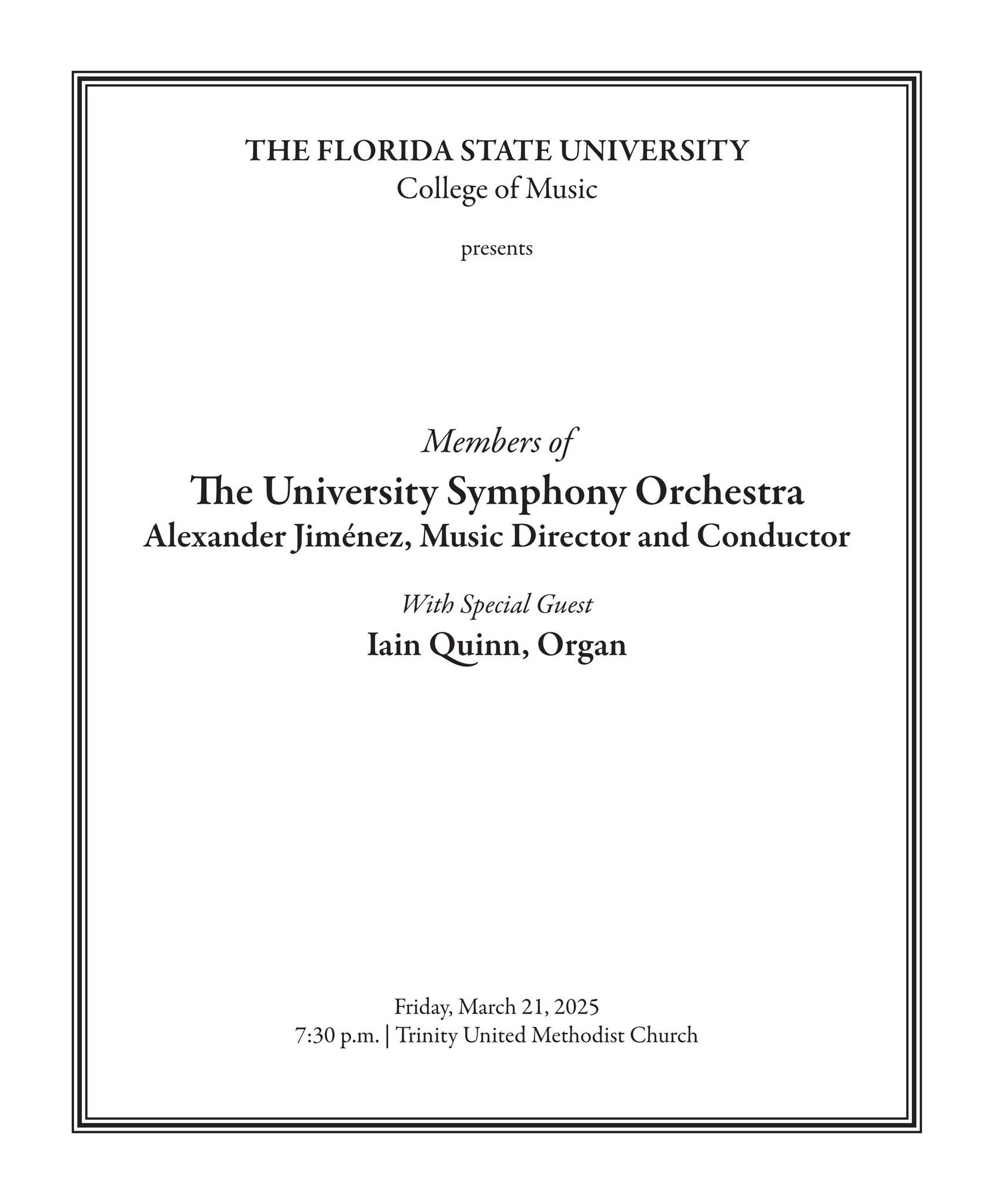 20250321_USO Members by Florida State University College of Music - Issuu