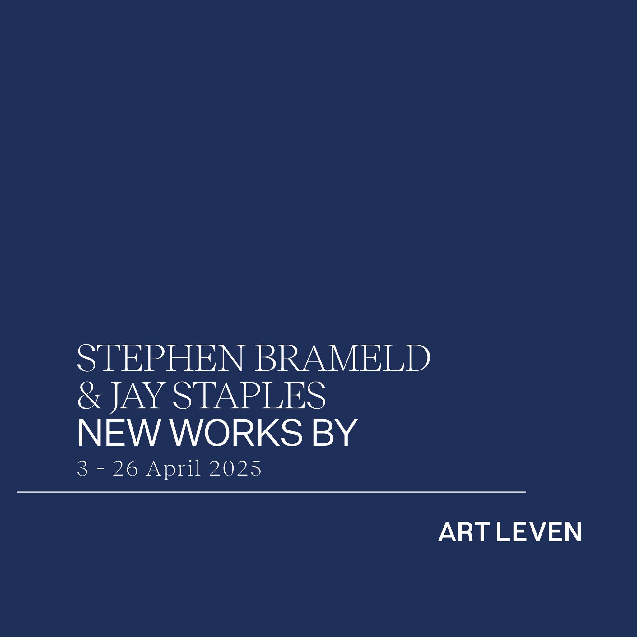 NEW WORKS BY | Stephen Brameld & Jay Staples | Exhibition Catalogue by ...