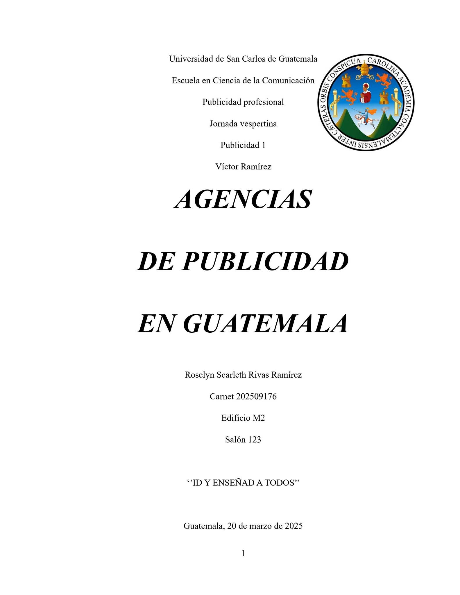 agencias publicitarias en Guatemala by ROSELYN SCARLETH RIVAS RAMIREZ ...