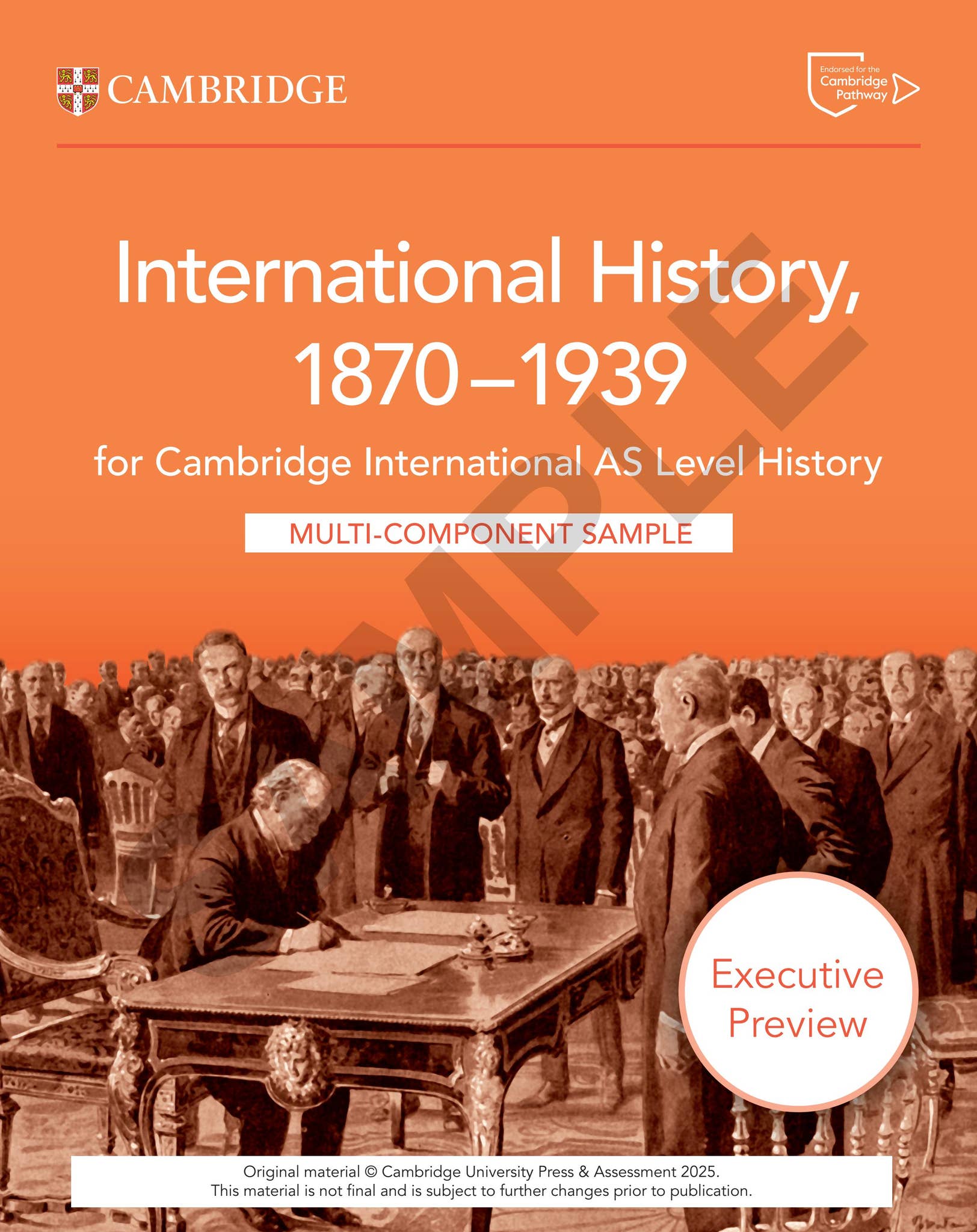 Cambridge AS and A Level International History, 1870-1939 - Executive ...