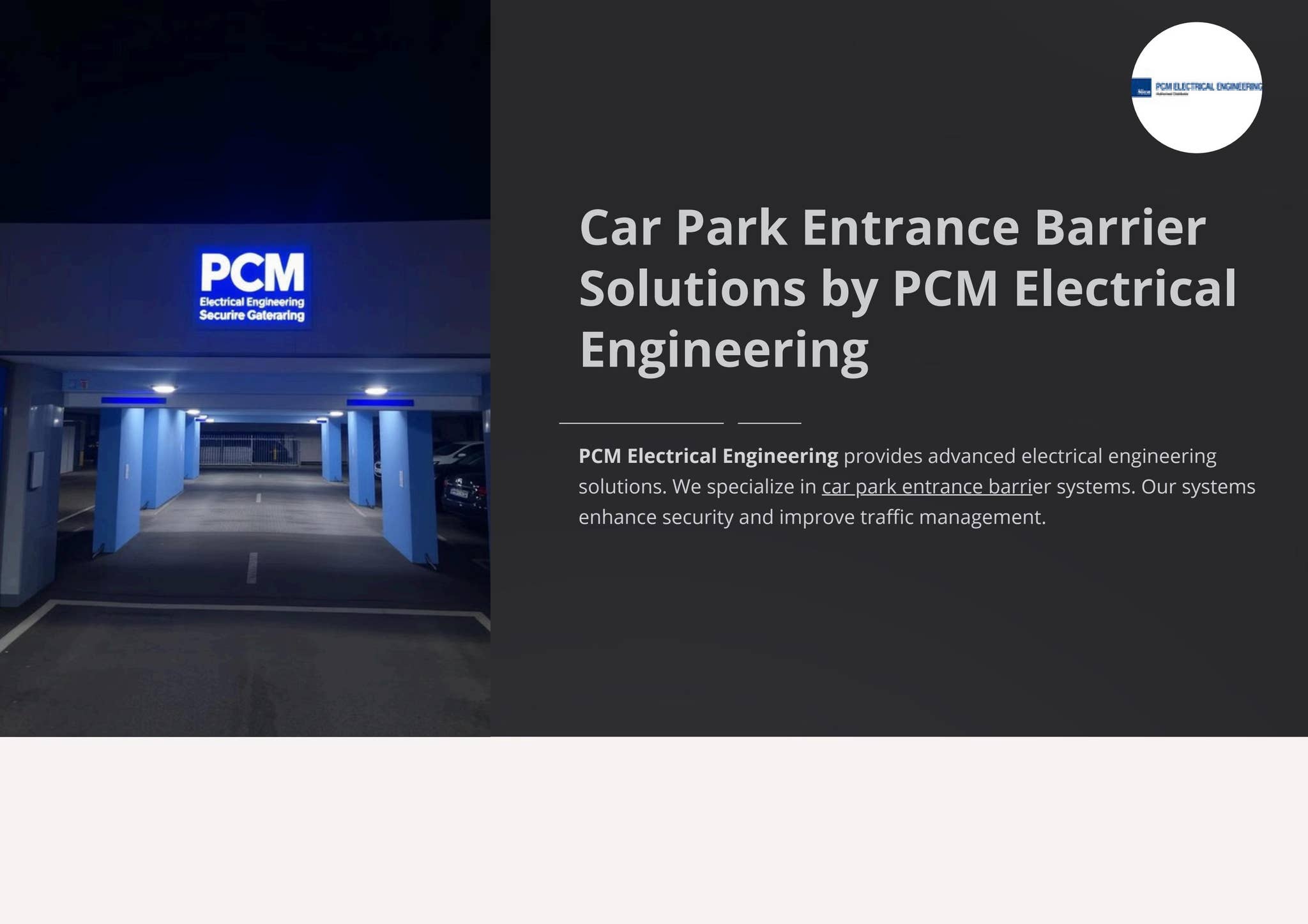 Car-Park-Entrance-Barrier-Solutions-by-PCM-Electrical-Engineering (2).pdf (1) by PCM Electrical ...