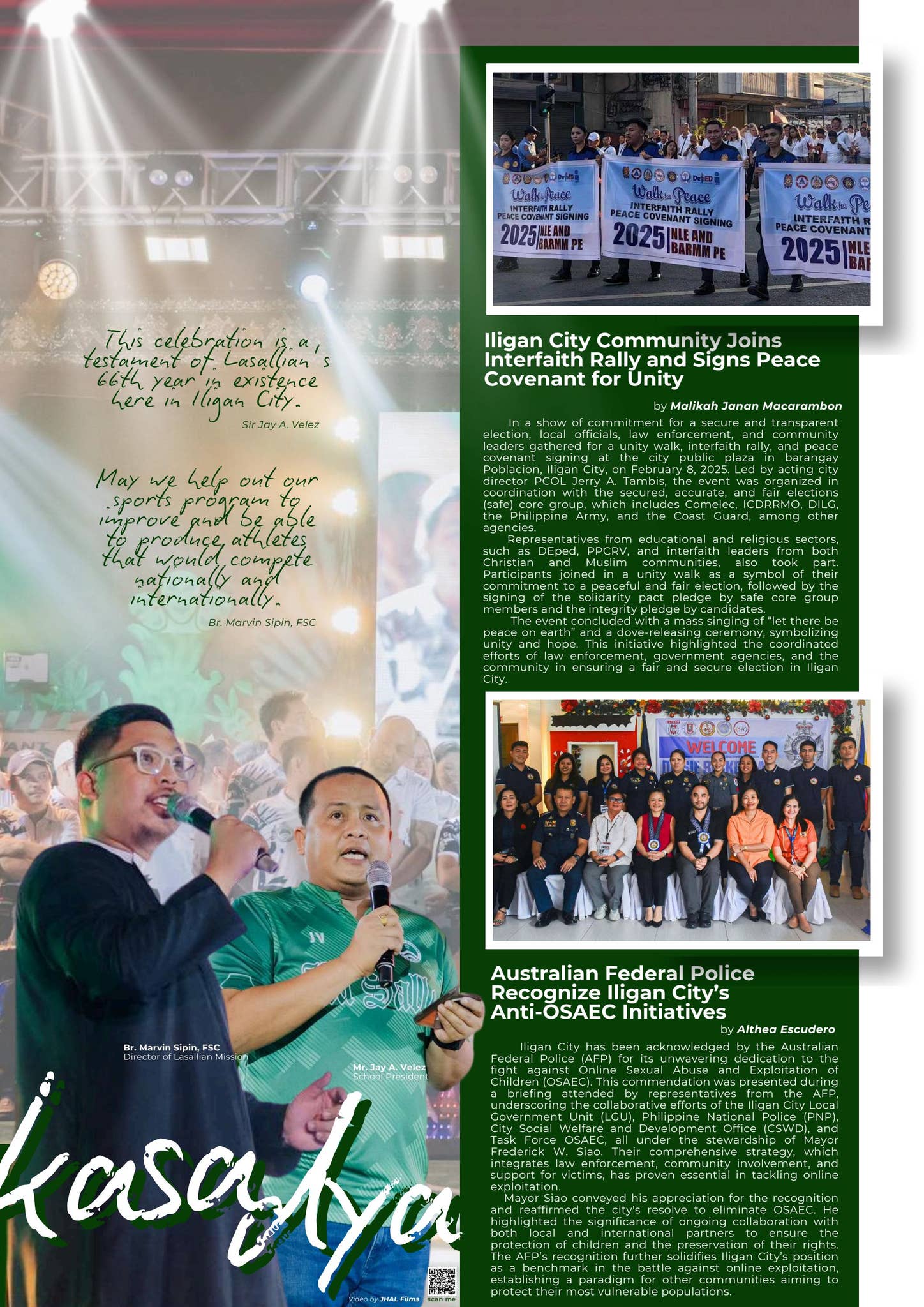 The Lasallian Star Volume XXII No. 1 by Lasallian Star - Issuu