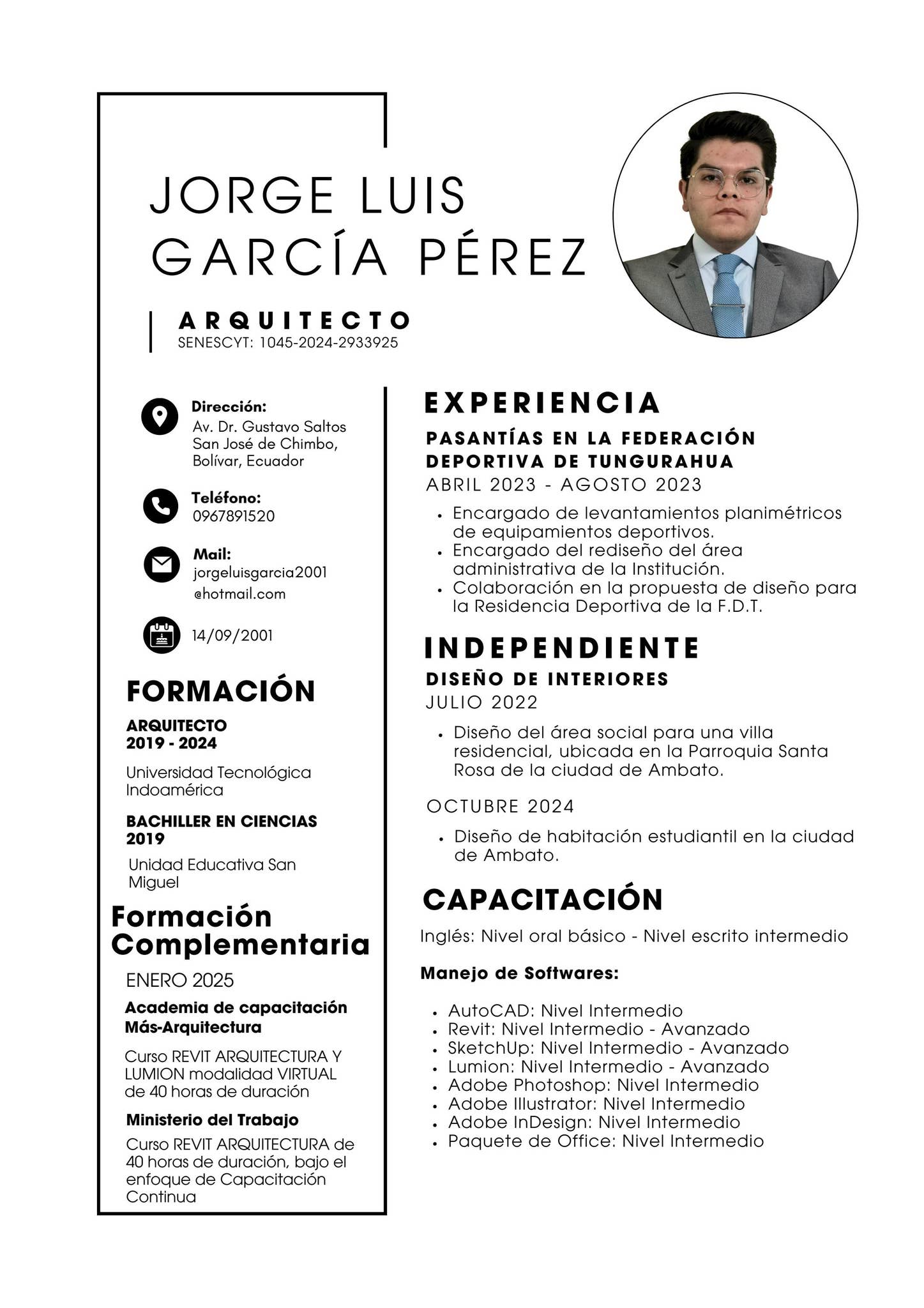 HOJA_VIDA_ GARCIA PÉREZ JORGE by Jorge Garcí­a - Issuu