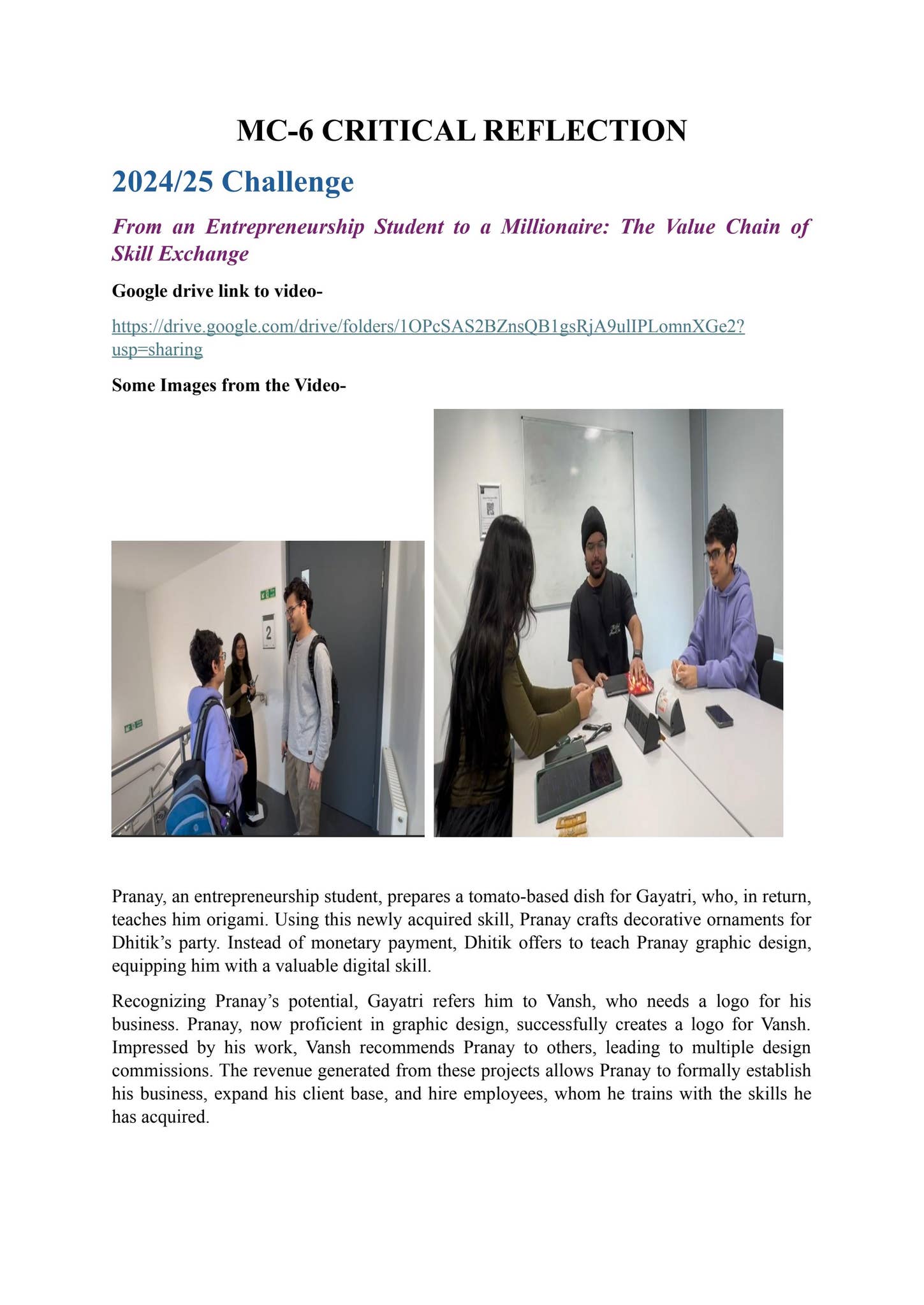 Reflection for ENT by pranaykingstonuniversity - Issuu