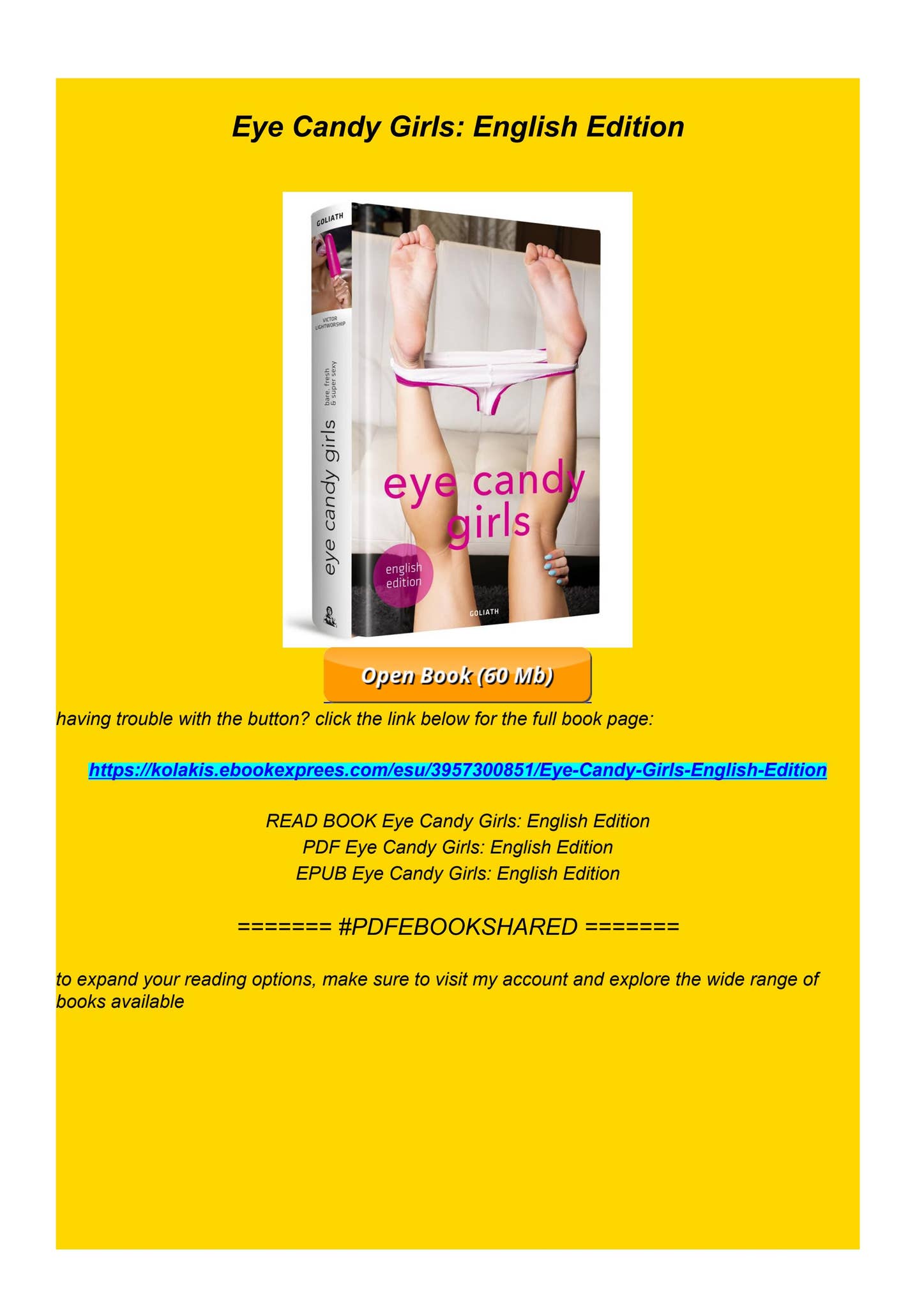DOWNLOAD Eye Candy Girls: English Edition by raventaekrios - Issuu