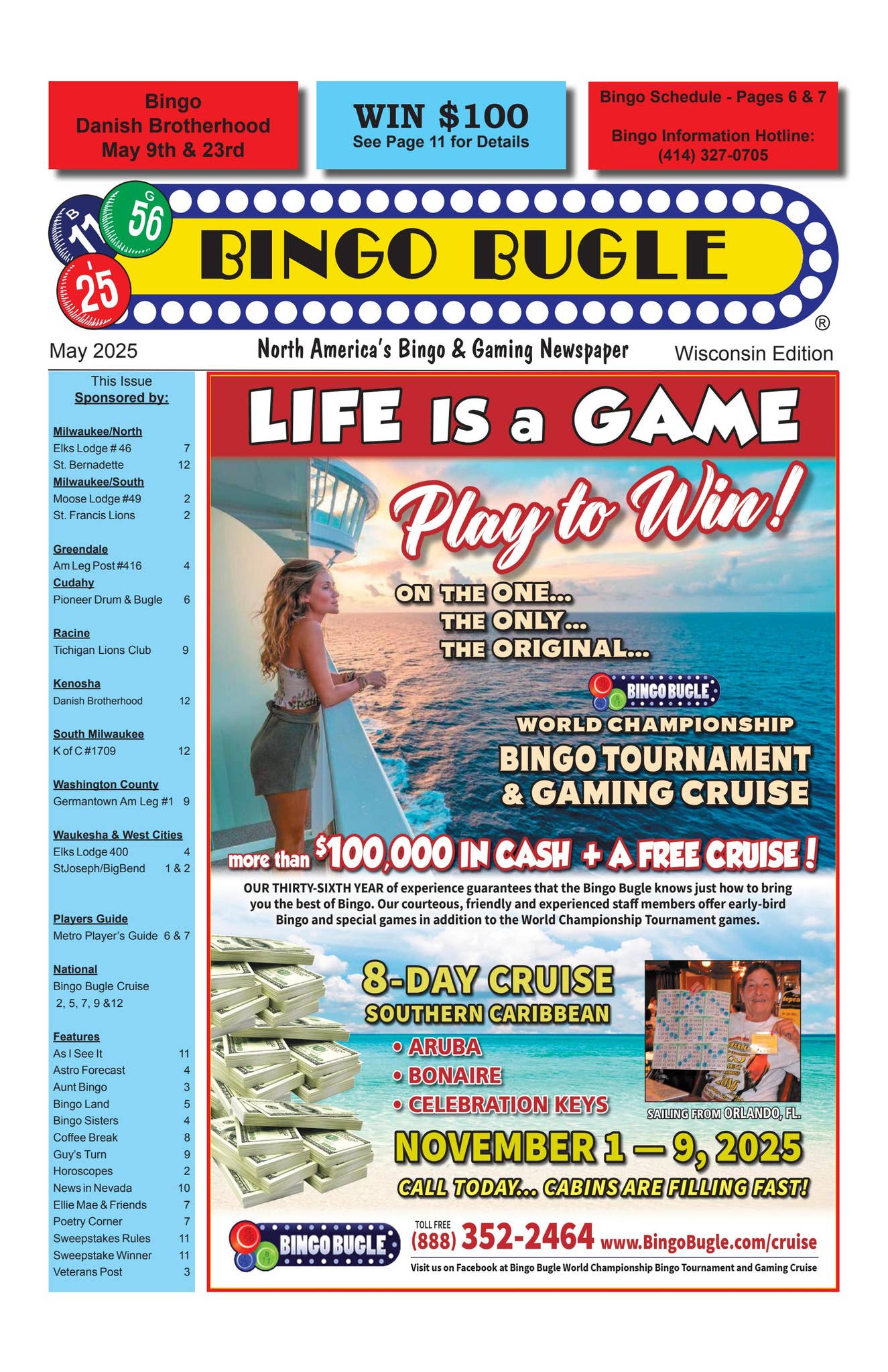 May 2025 Wisconsin Bingo Bugle 12 pages by Bingo Bugle of Wisconsin - Issuu