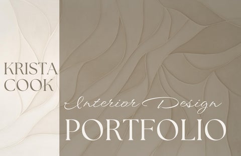 Krista Cook's Interior Design Portfolio by Krista Cook - Issuu