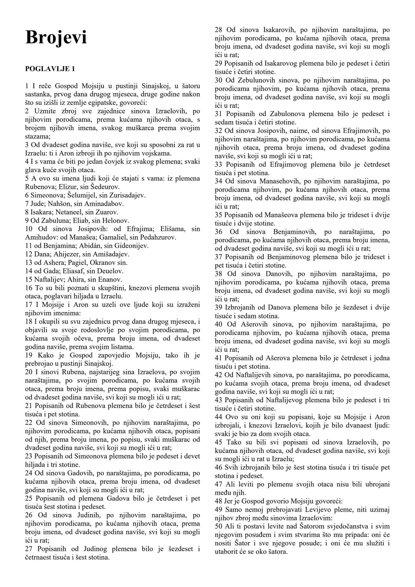 Bosnian - The Book of Numbers by Filipino Tracts and Literature Society ...