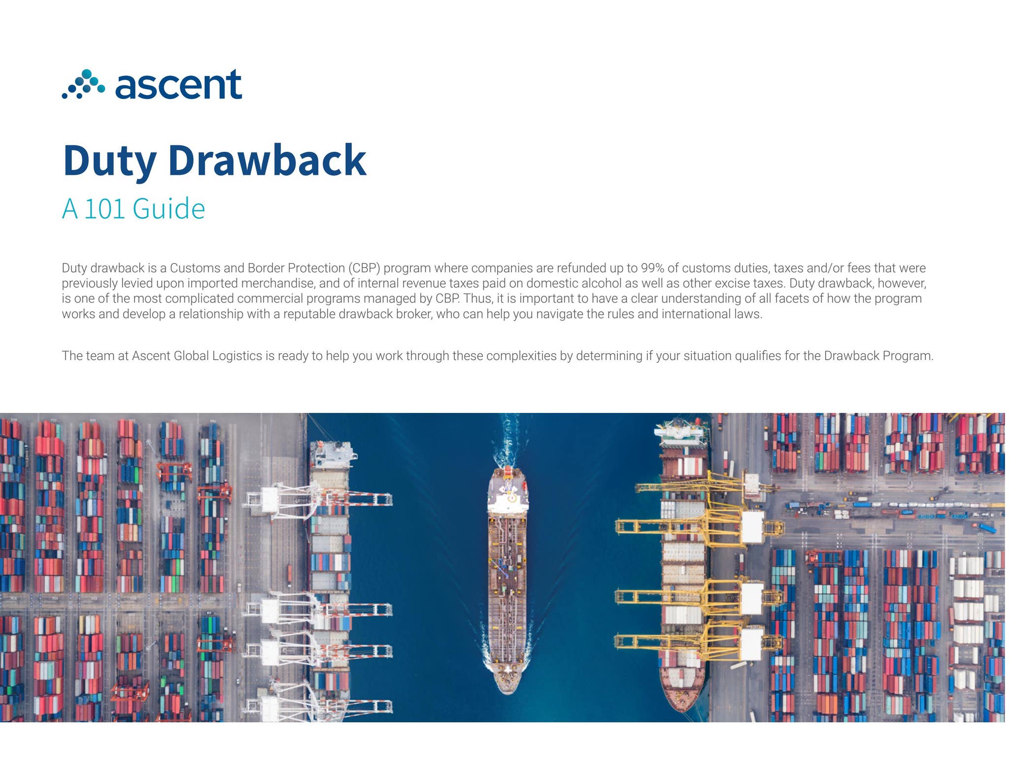 eBook | Duty Drawback a 101 Guide by Ascent Global Logistics - Issuu