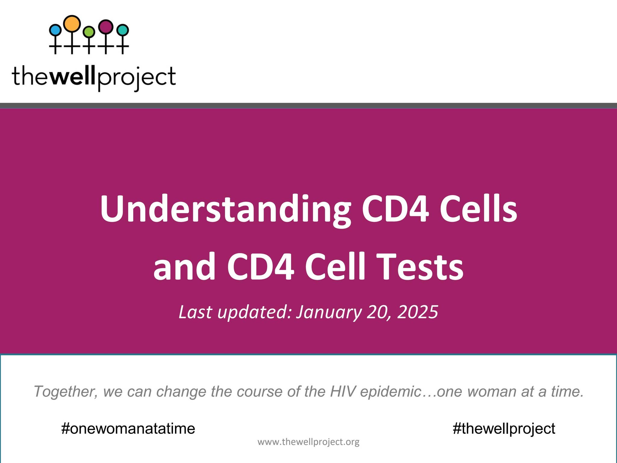 Understanding CD4 Cells and CD4 Cell Tests by The Well Project - Issuu
