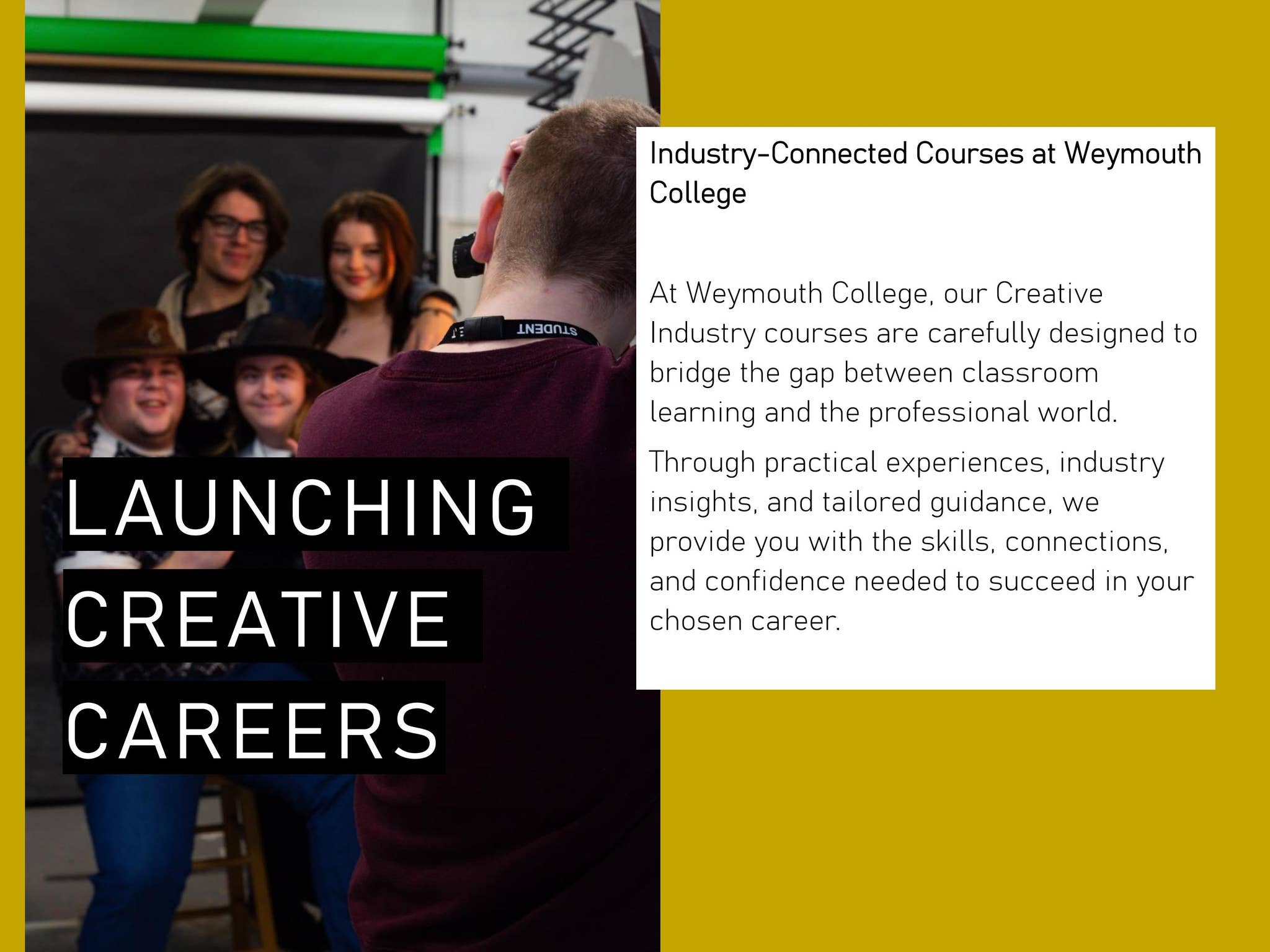 LAUNCHING CREATIVE CAREERS BOOKLET by KimShortWeymouth - Issuu