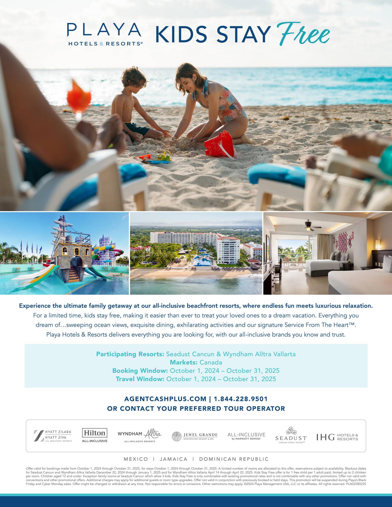 Playa Hotels & Resorts Kids Stay Free Sales Flyer by Cohort Creative ...