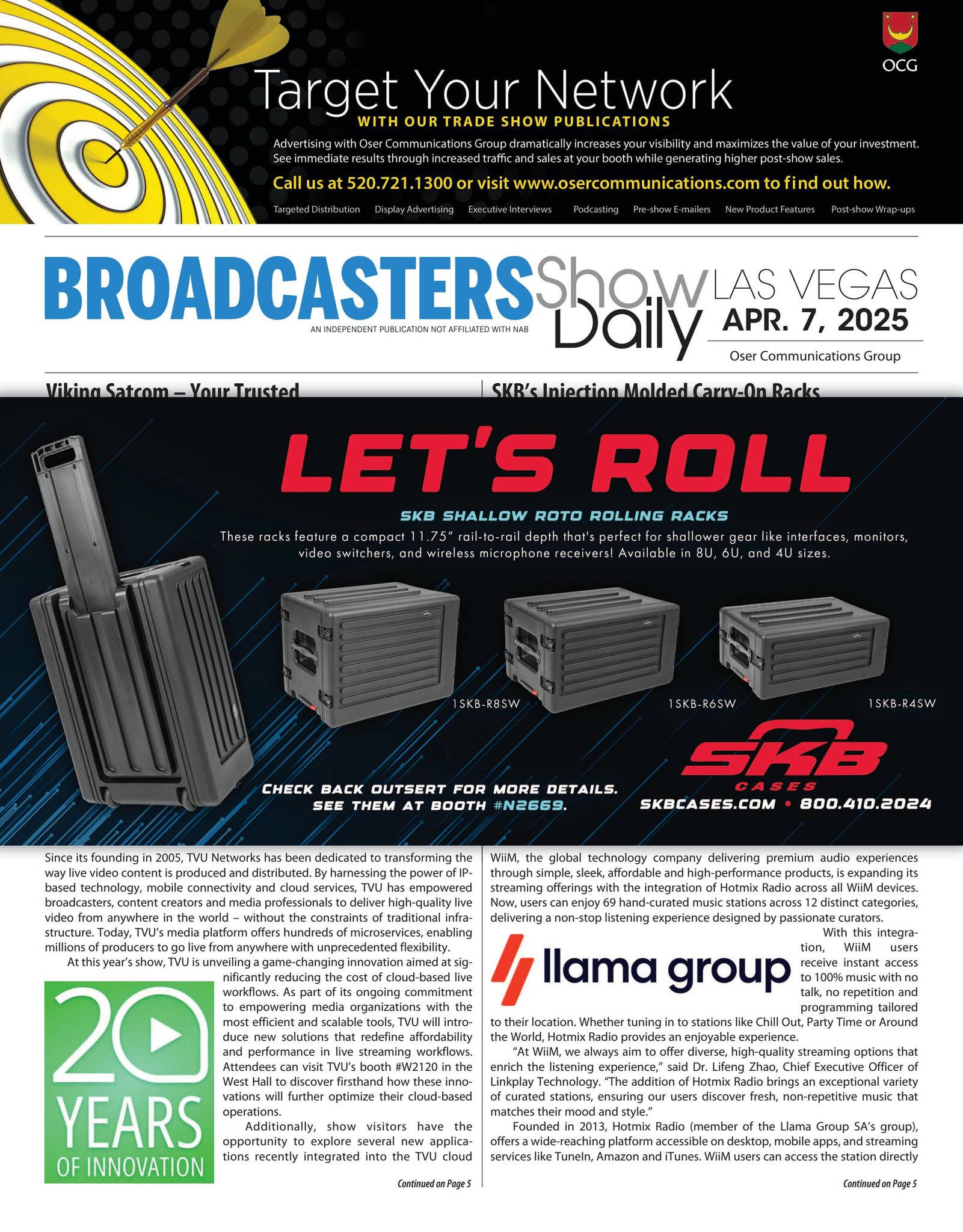 Broadcasters Show Daily @ NAB • April 7, 2025 by ...
