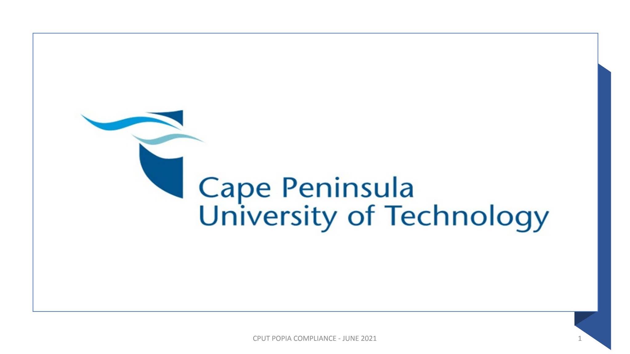 POPIA Training - ICTS Training by Cape Peninsula University of Technology - Issuu