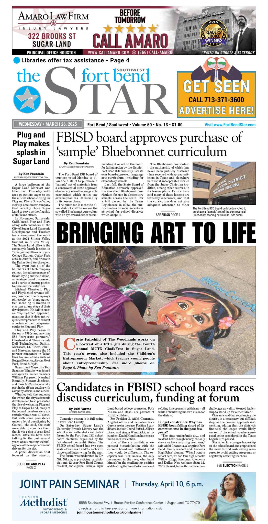 The 03-26-2025 Edition of The Fort Bend Star by Street Media - Issuu