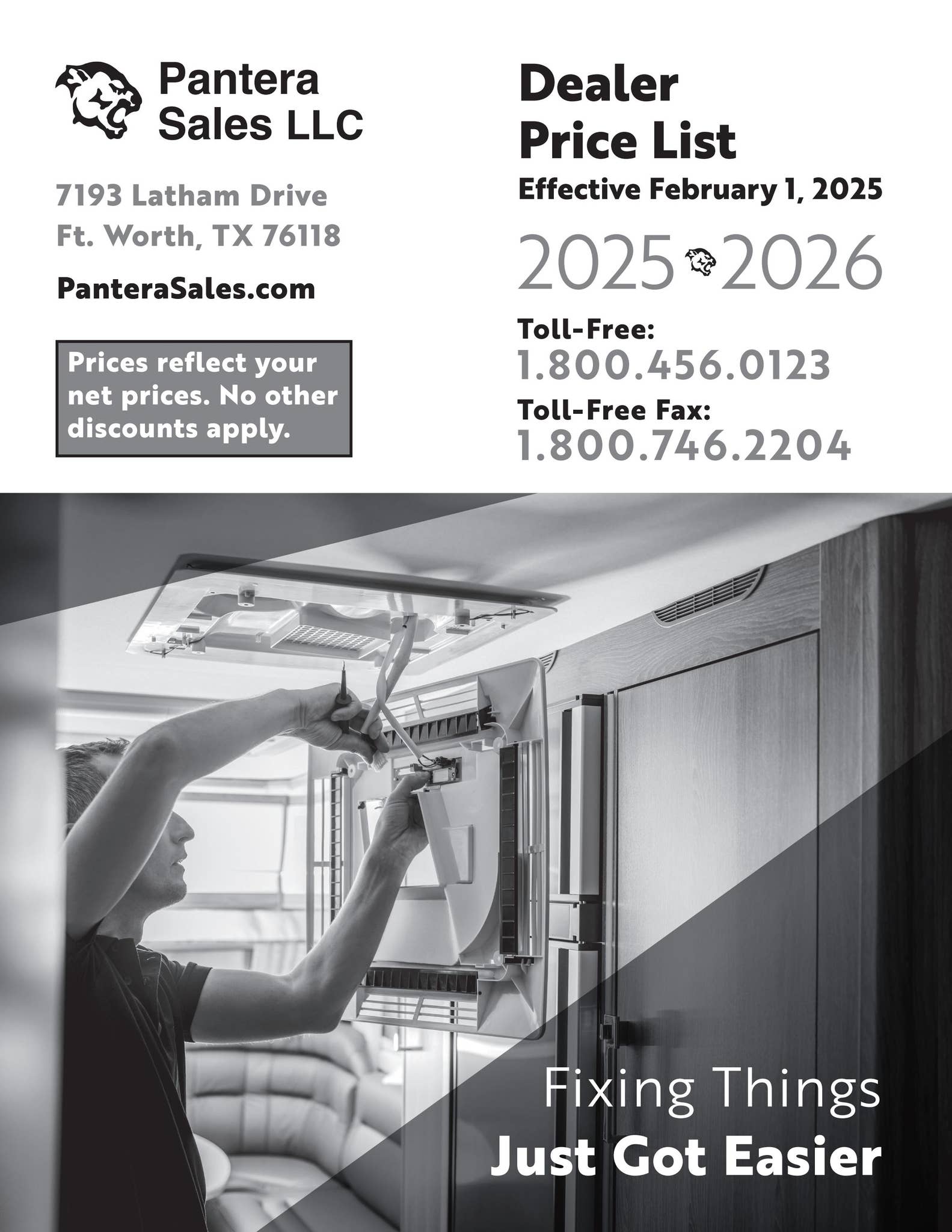 Pantera Price List2025-2026 by AGS/Texas Advertising - Issuu