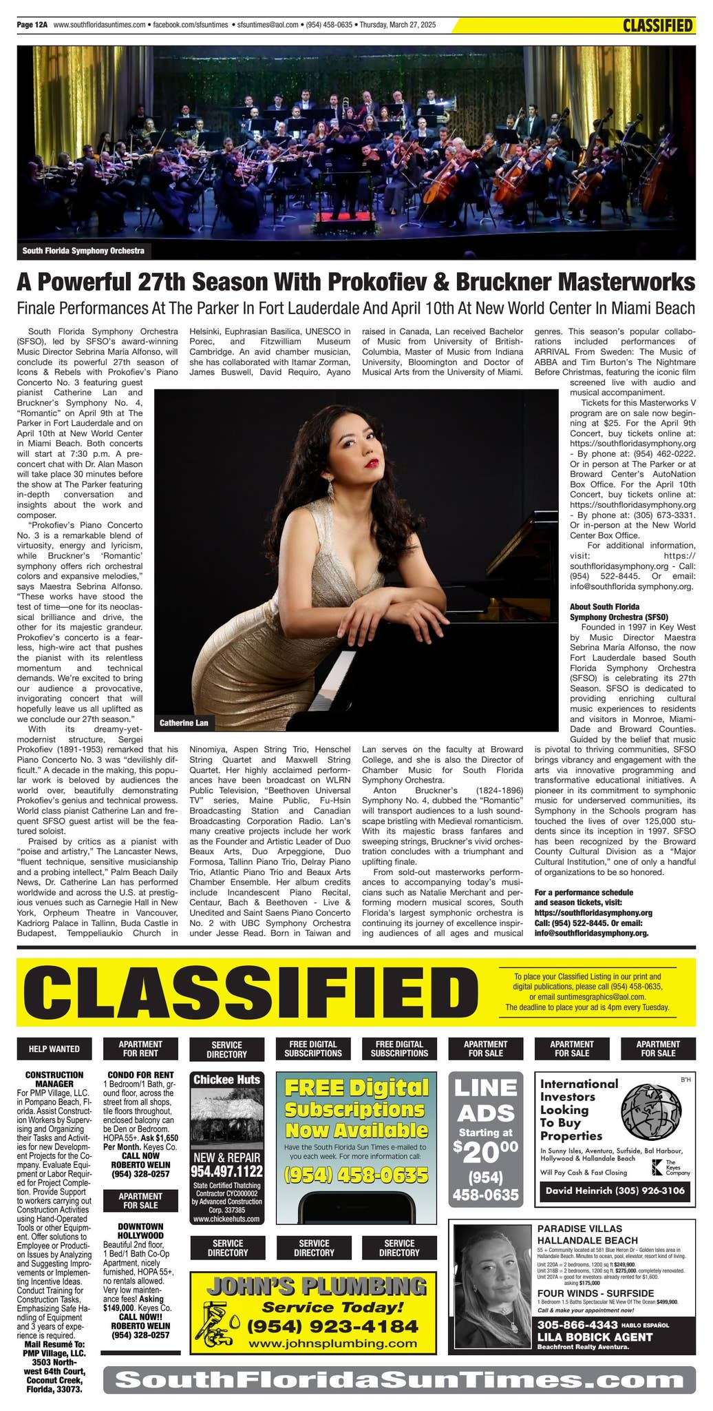 Sun Times Issue 03 27 25 by The South Florida Sun Times & Aventura ...