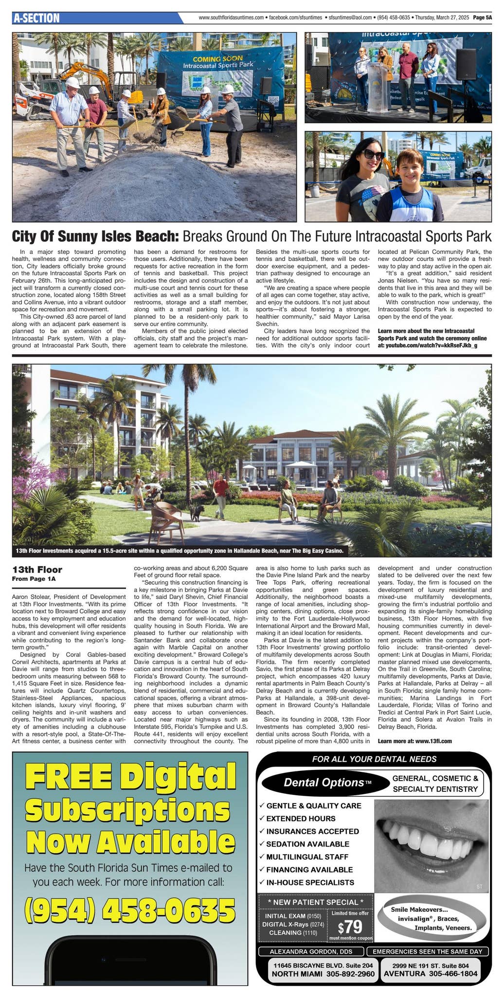 Sun Times Issue 03 27 25 by The South Florida Sun Times & Aventura ...