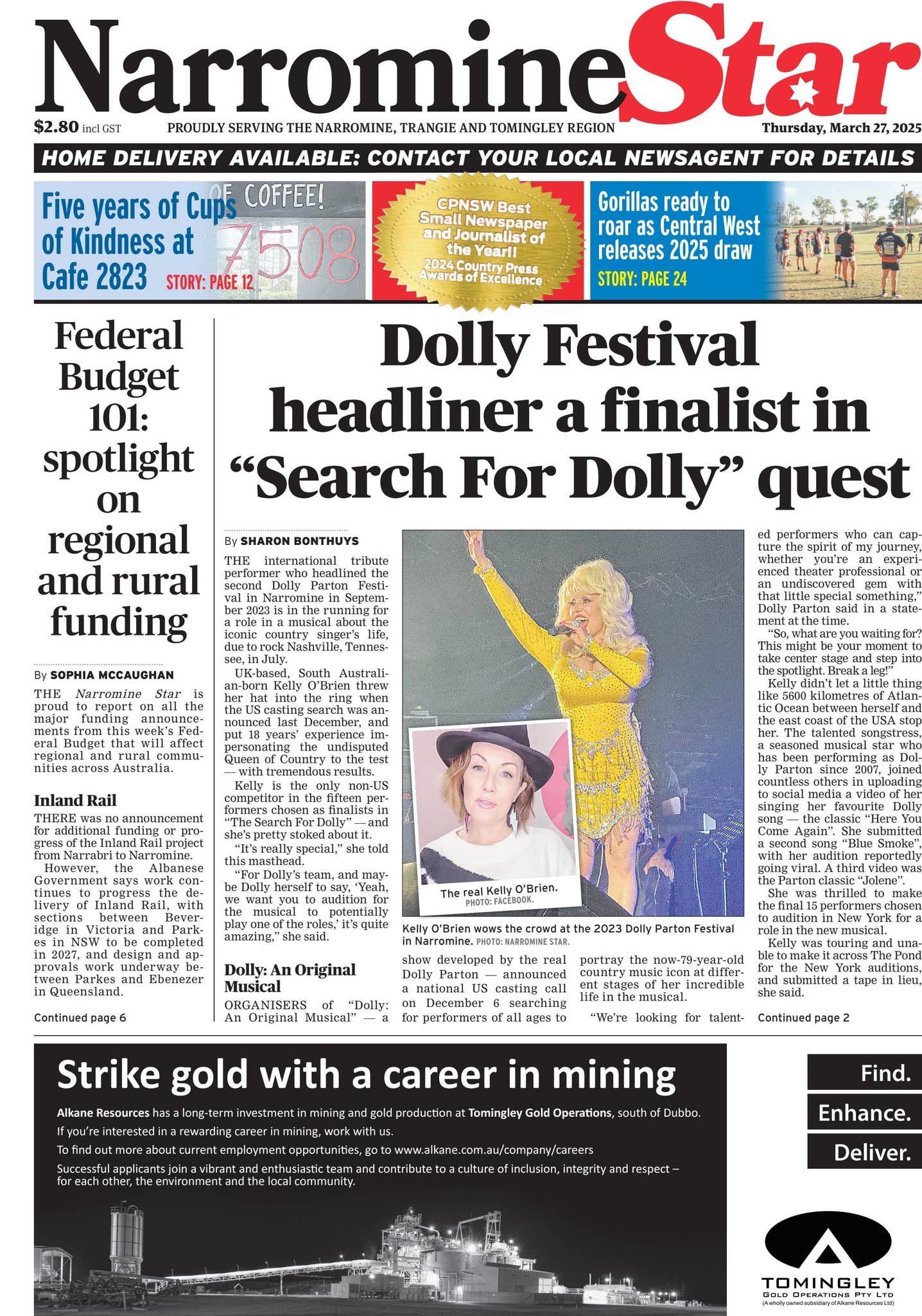 Narromine Star 27.03.2025 by Panscott Media - Issuu