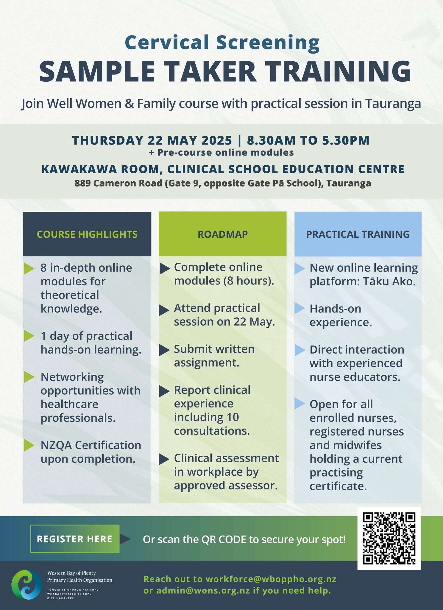 Cervical Screening Sample Taker Training by WBOP PHO - Issuu