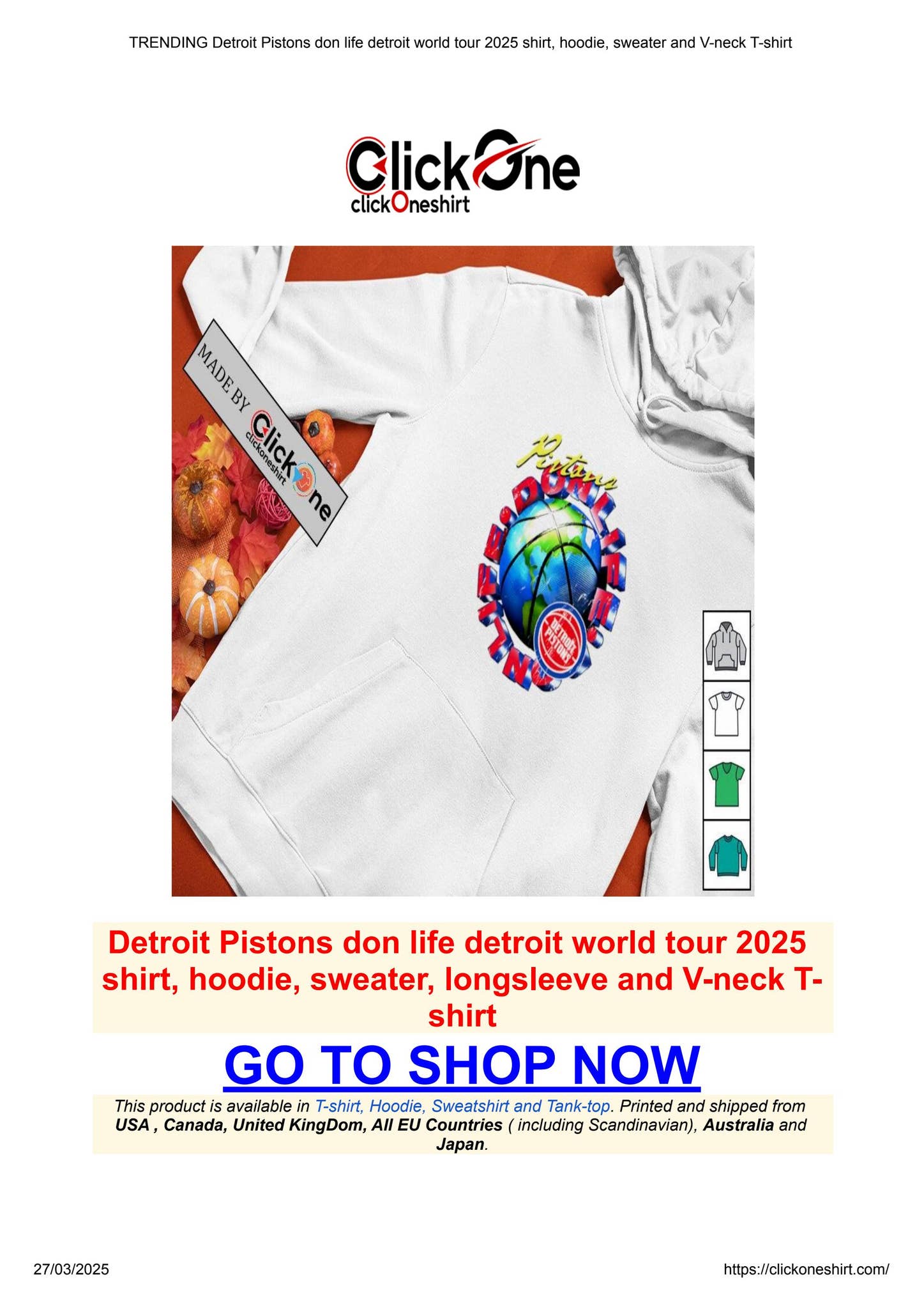 Detroit Pistons don life detroit world tour 2025 shirt by Design AT ...