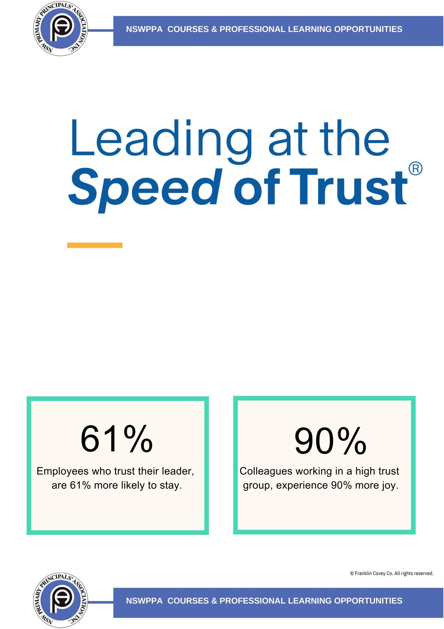 Speed of Trust 2025 Program by NSWPPA Professional Learning - Issuu