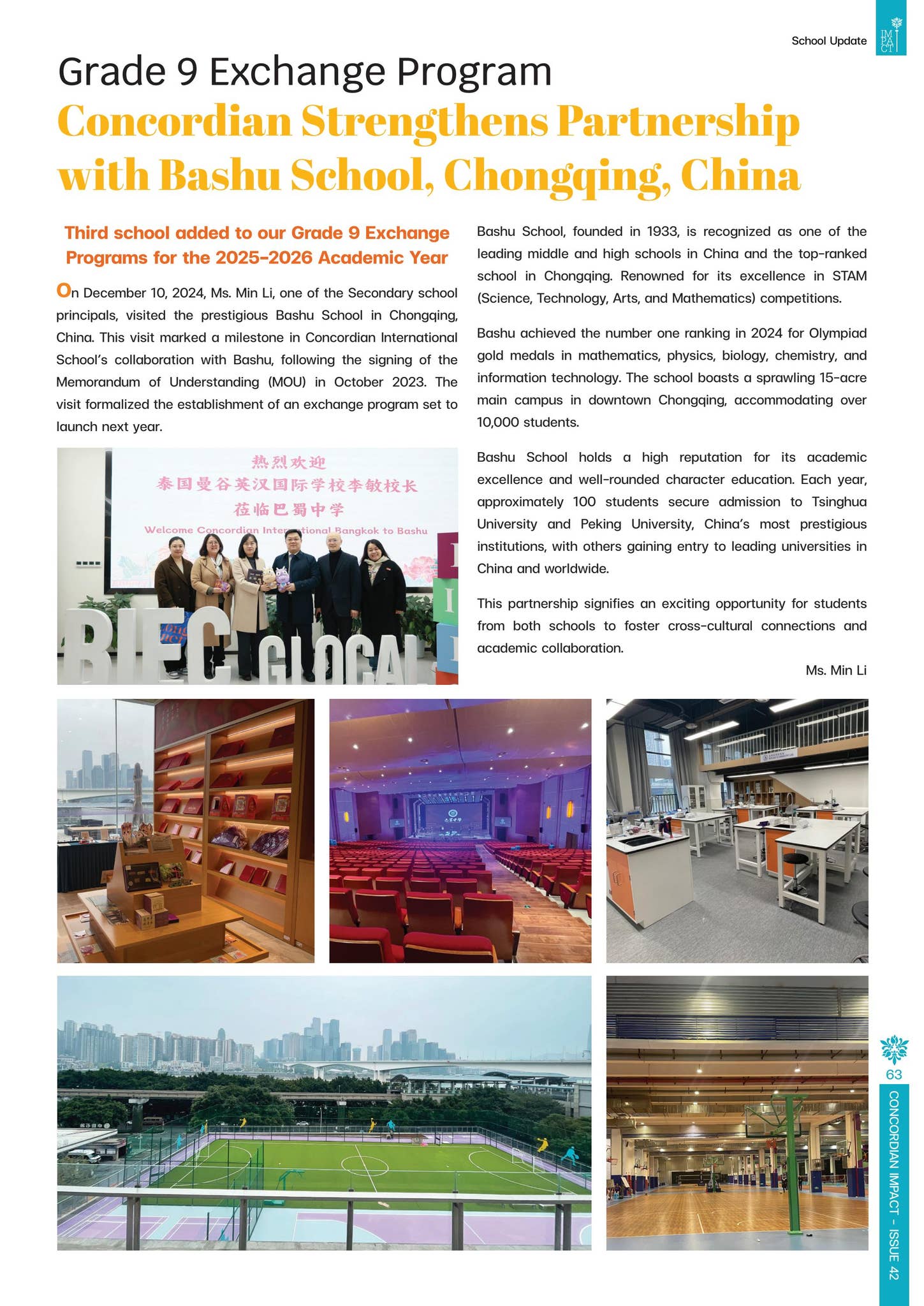 G9 Exchange Program by Concordian International School - Issuu