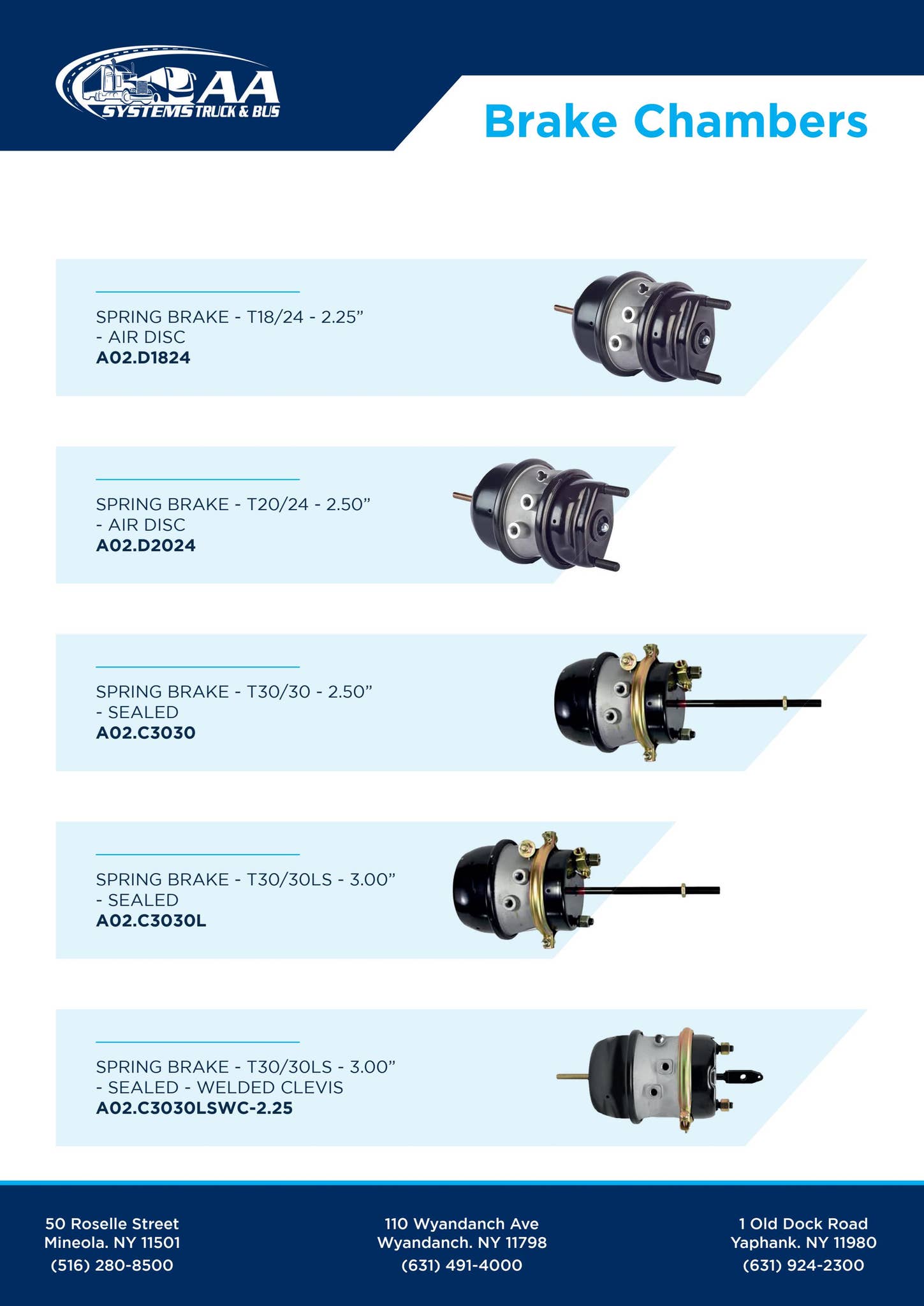 AA Brake Chamber Leaflet by EBSAGL - Issuu