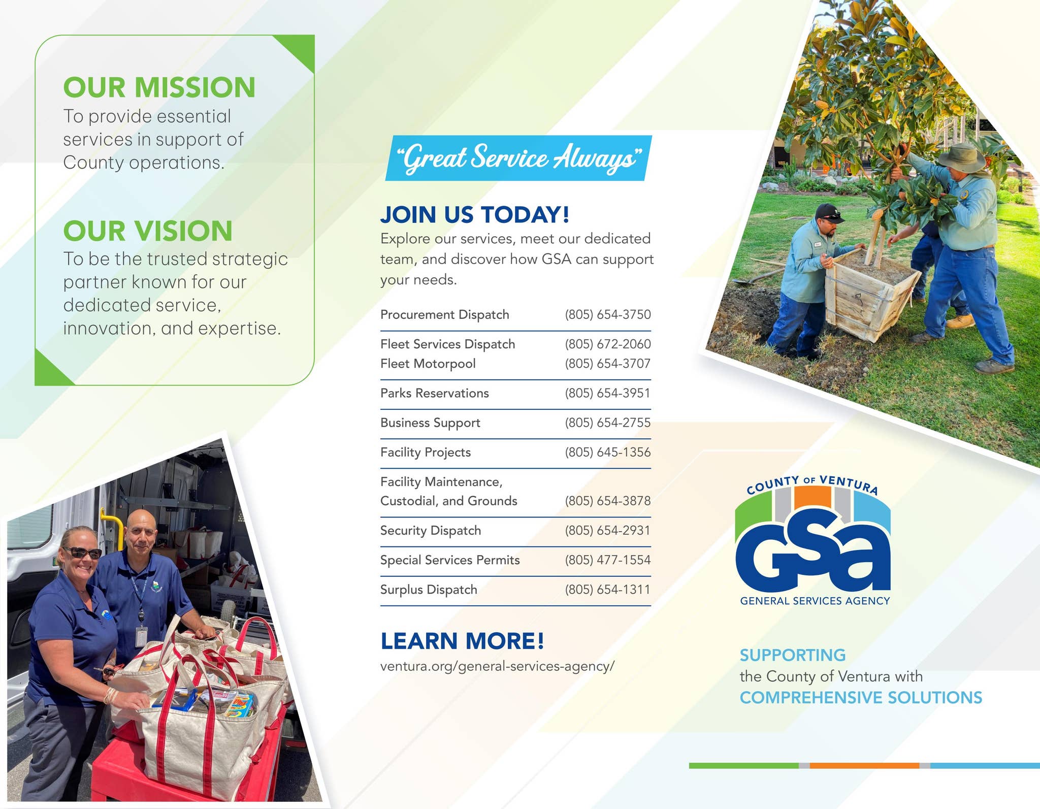 GSA Brochure Brochure 2025 - “Great Service Always” by cov805 - Issuu